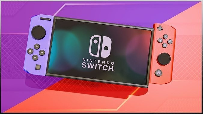 NIntendo switch model 3D model animated rigged | CGTrader