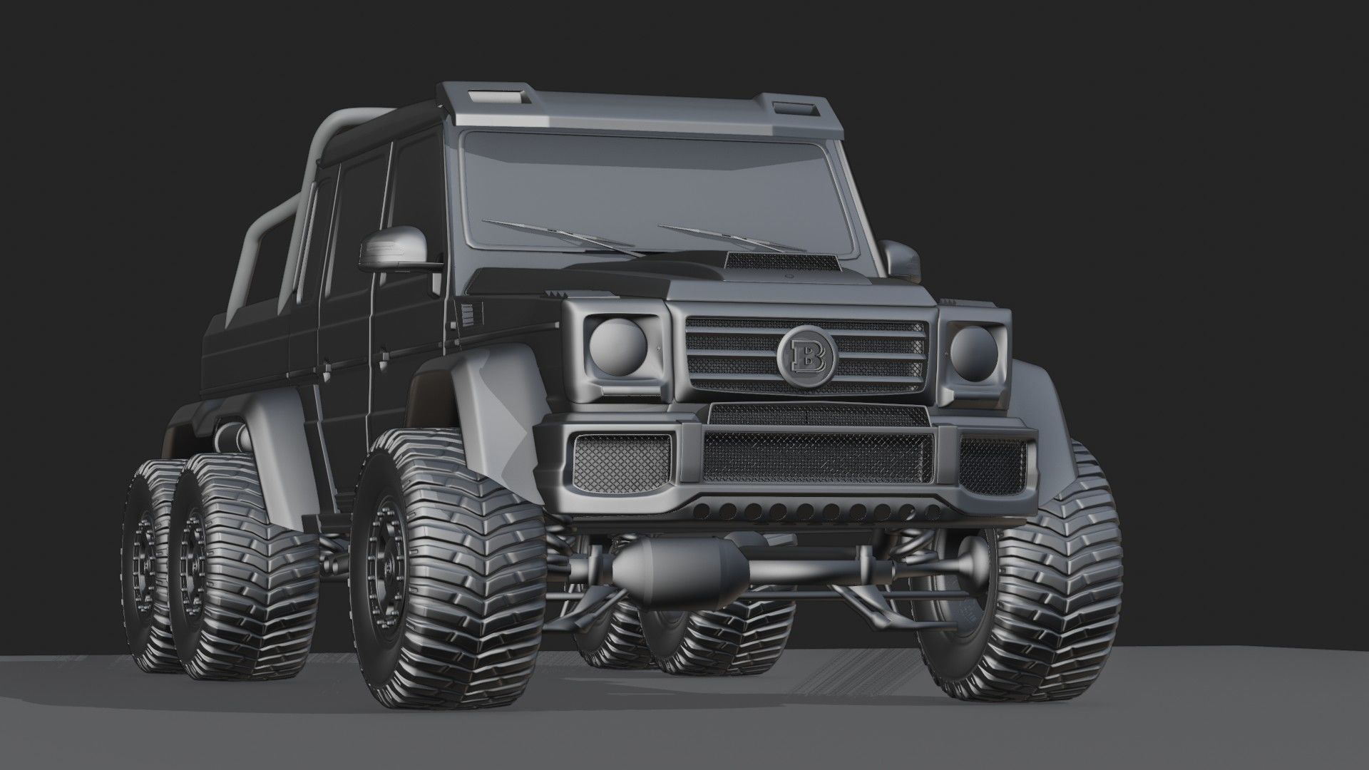 3D model Brabus G63 VR / AR / low-poly | CGTrader