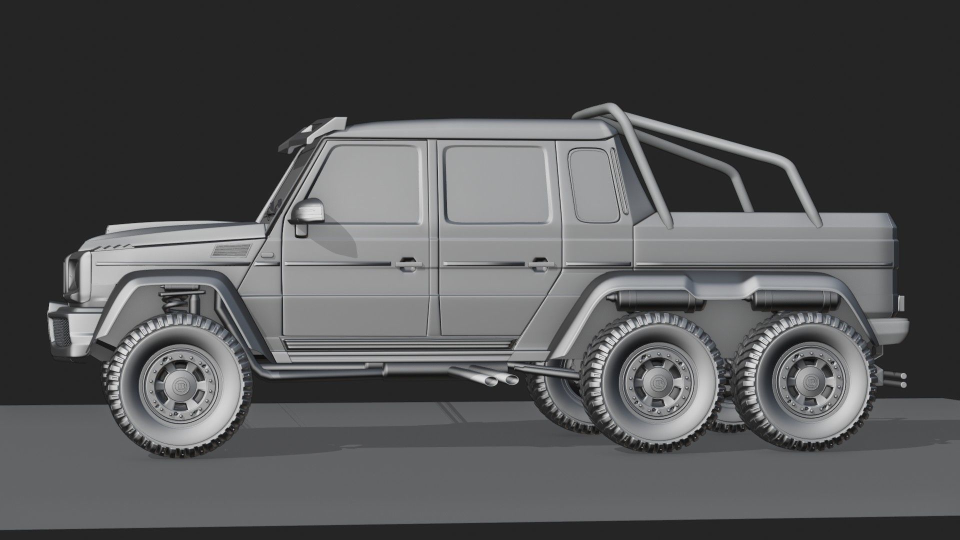 3D model Brabus G63 VR / AR / low-poly | CGTrader