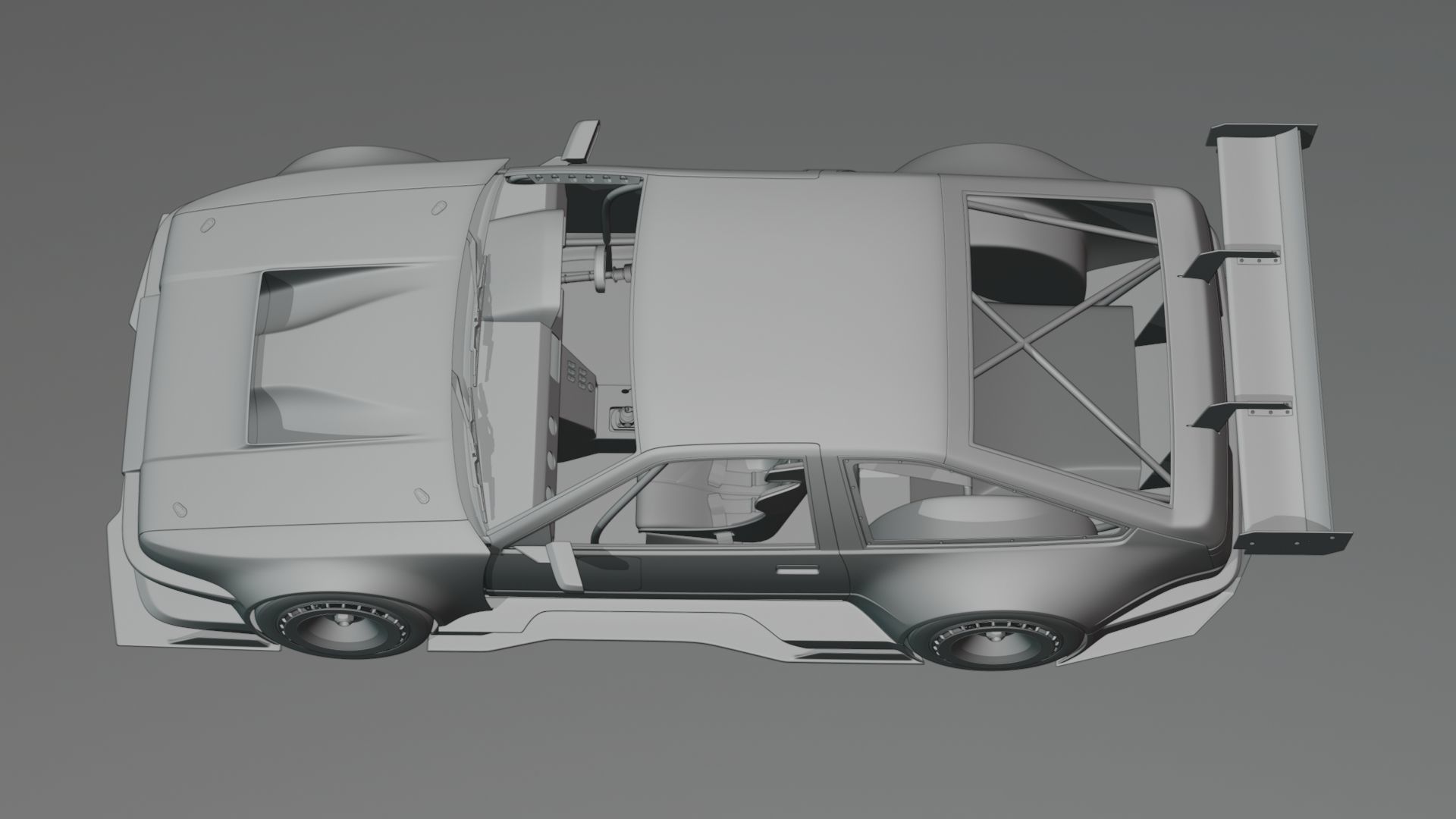 Toyota AE86 Vision 3D model | CGTrader