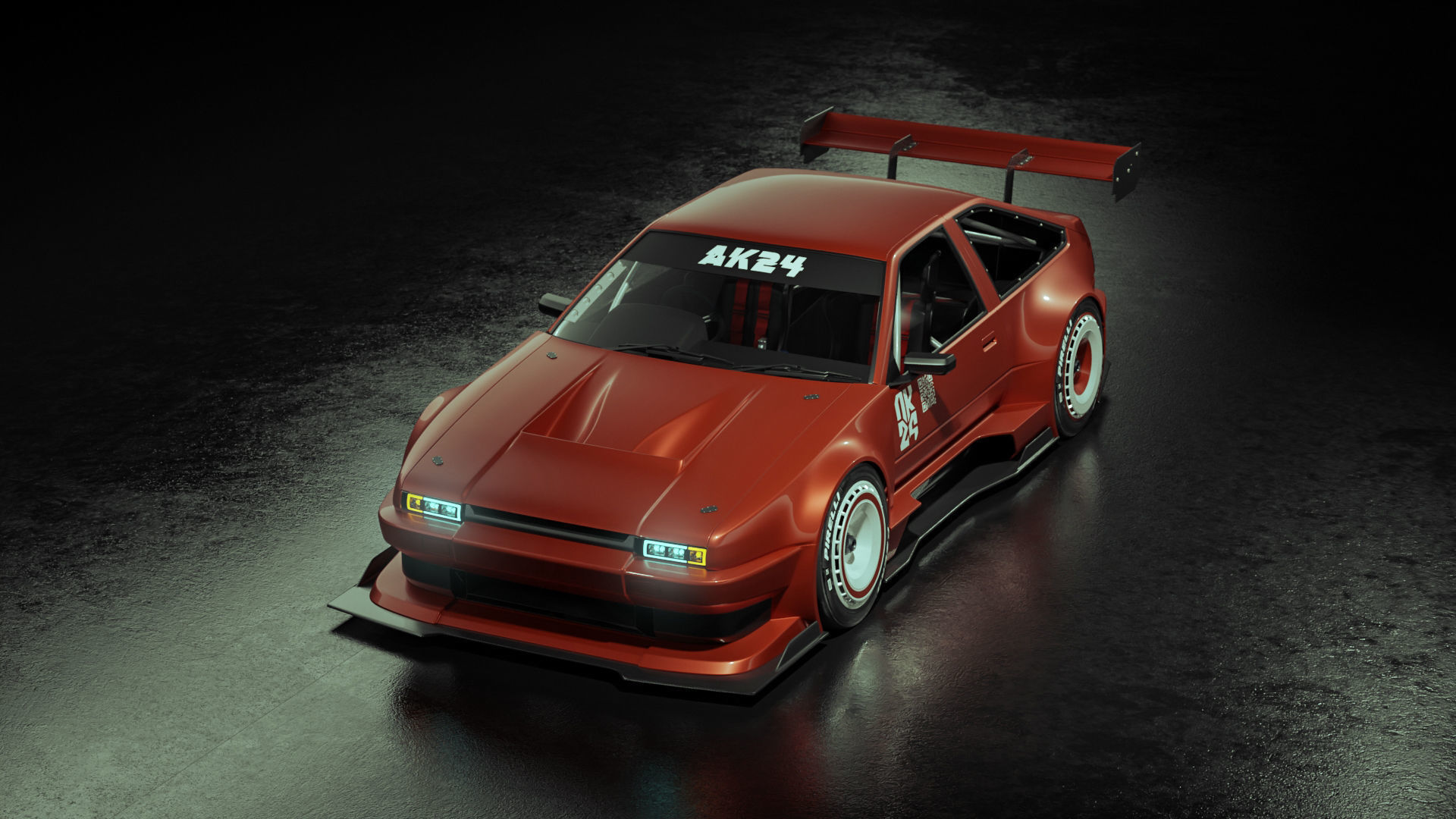 Toyota AE86 Vision 3D model | CGTrader