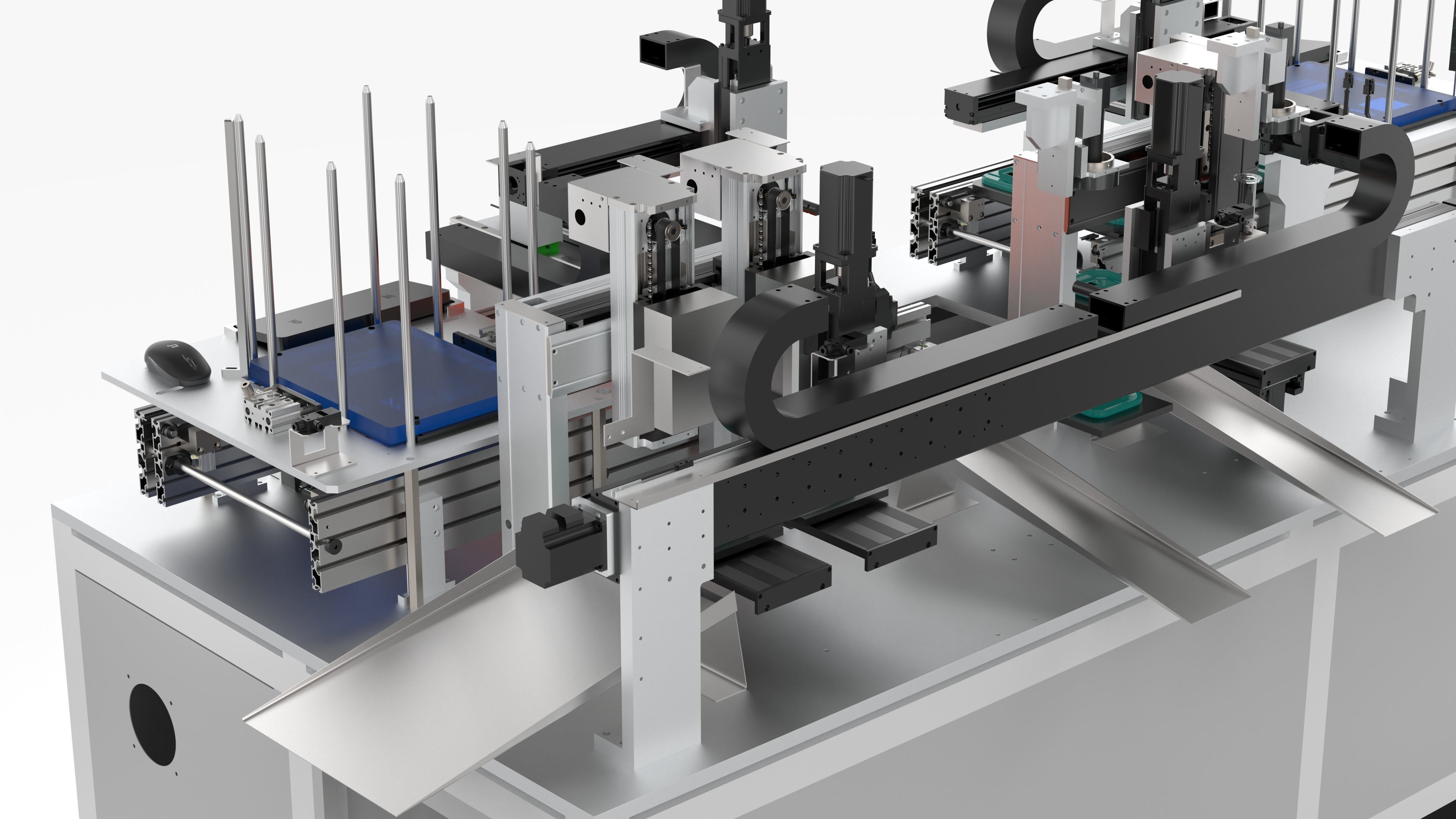 Automatic Film Fingerprint Recognition Assembly Machine 3D model | CGTrader