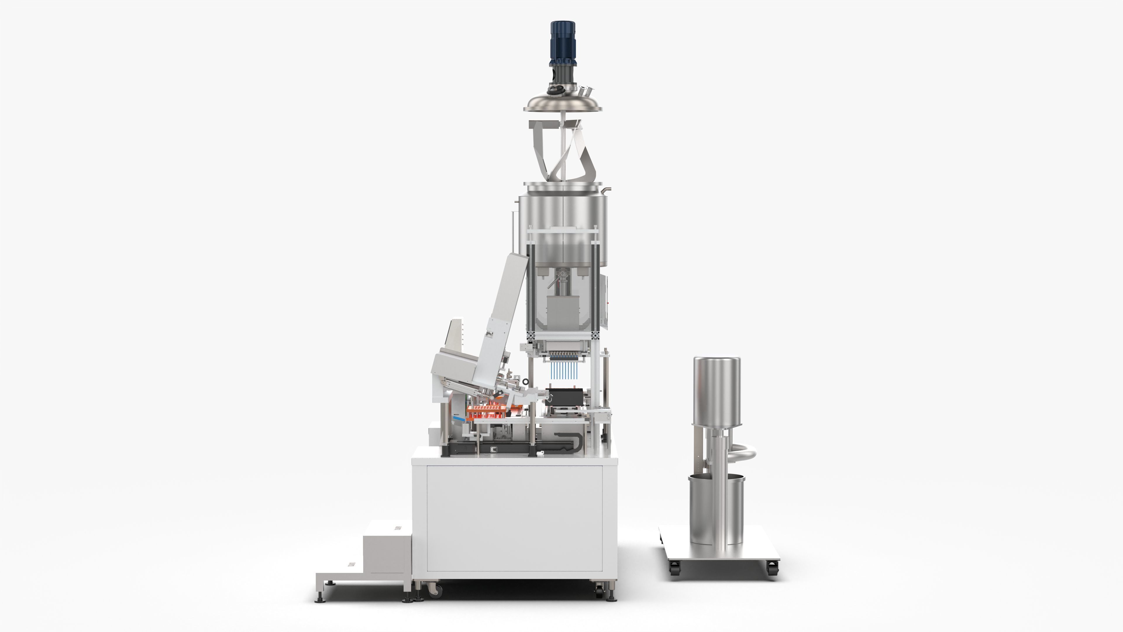 Fully Automatic Tube Loading and Glue Collection Machine 3D model ...