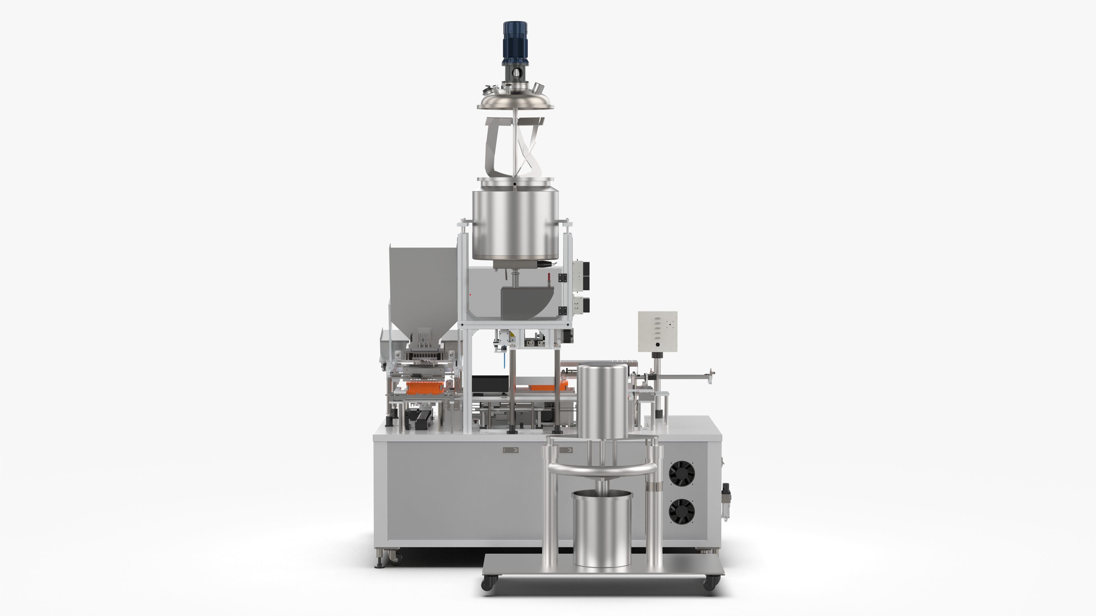 Fully Automatic Tube Loading and Glue Collection Machine 3D model ...