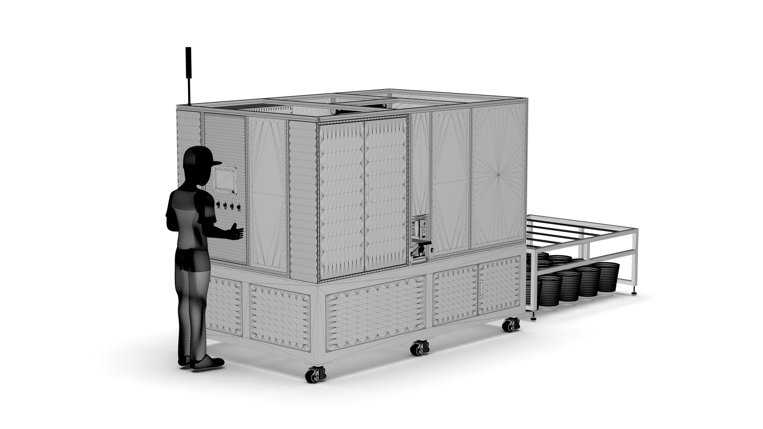 Automatic Bucket Handle Assembly Machine 3D model | CGTrader