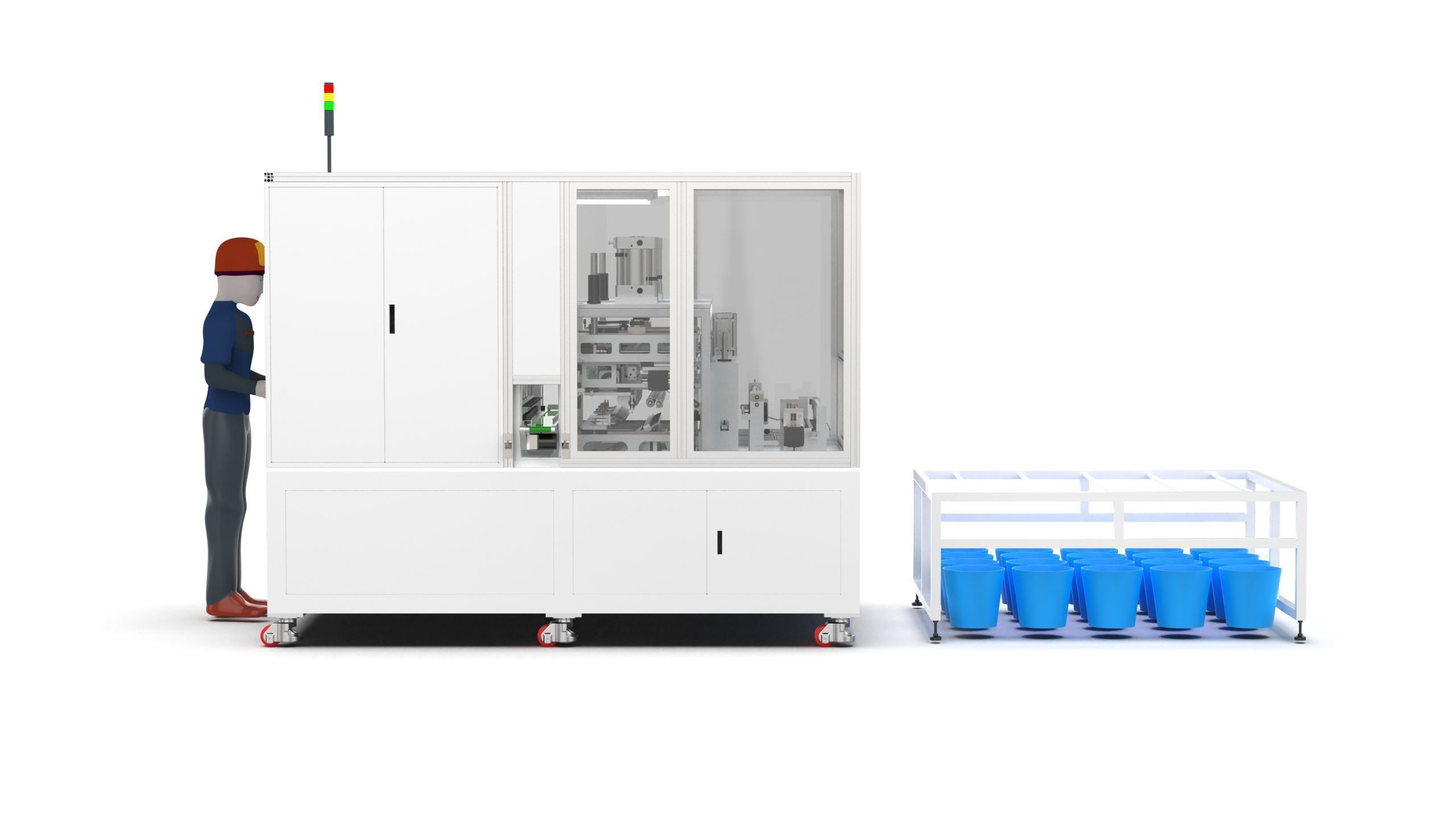 Automatic Bucket Handle Assembly Machine 3D model | CGTrader