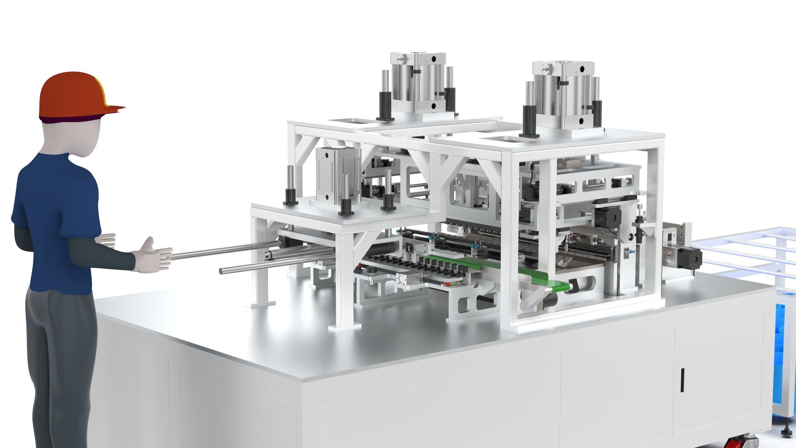 Automatic Bucket Handle Assembly Machine 3D model | CGTrader