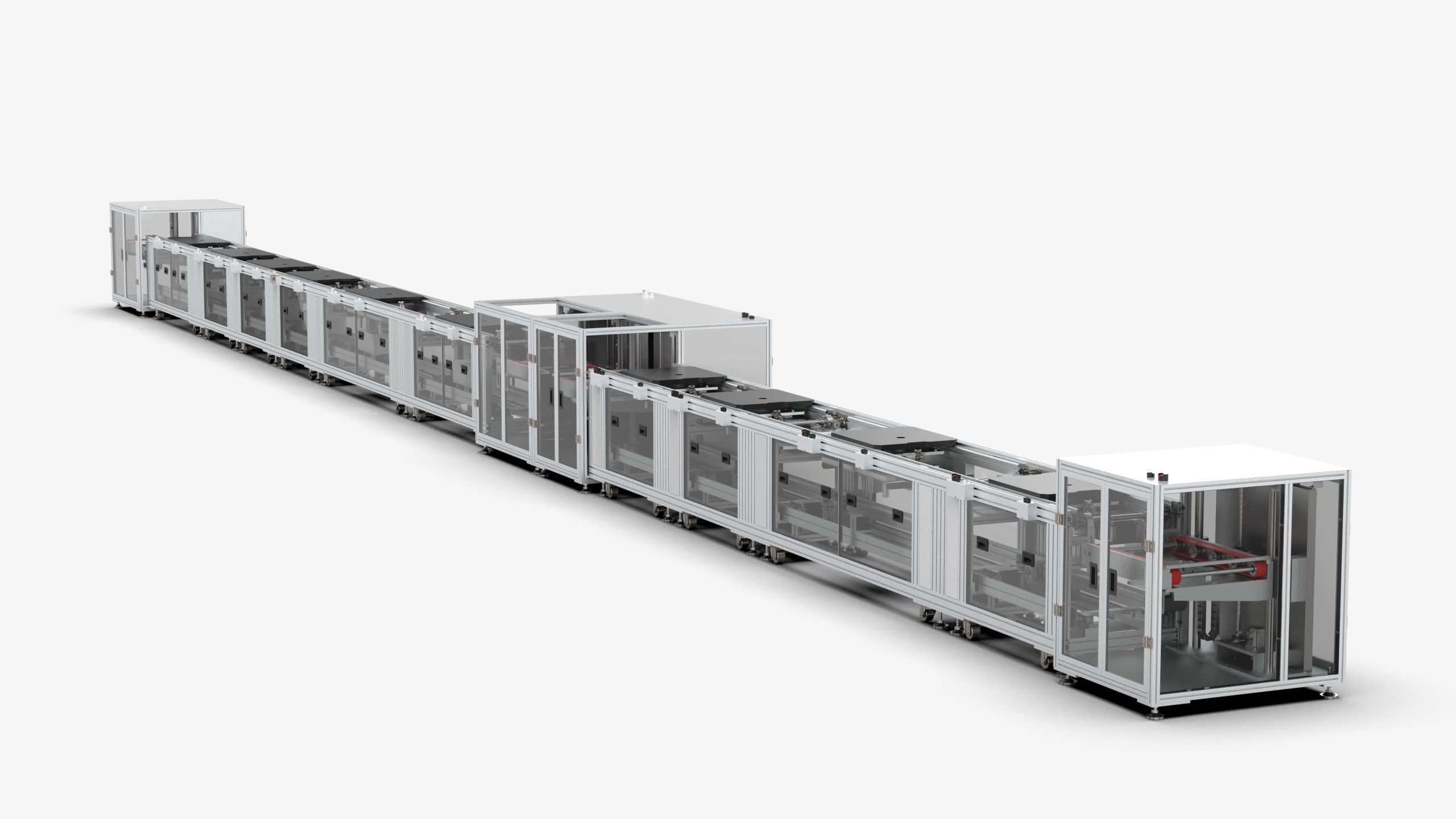 Automatic Battery Assembly Line 3D model | CGTrader