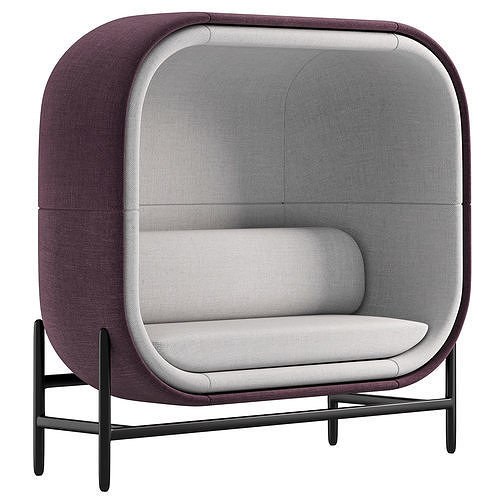 Capsule sofa 3D model | CGTrader