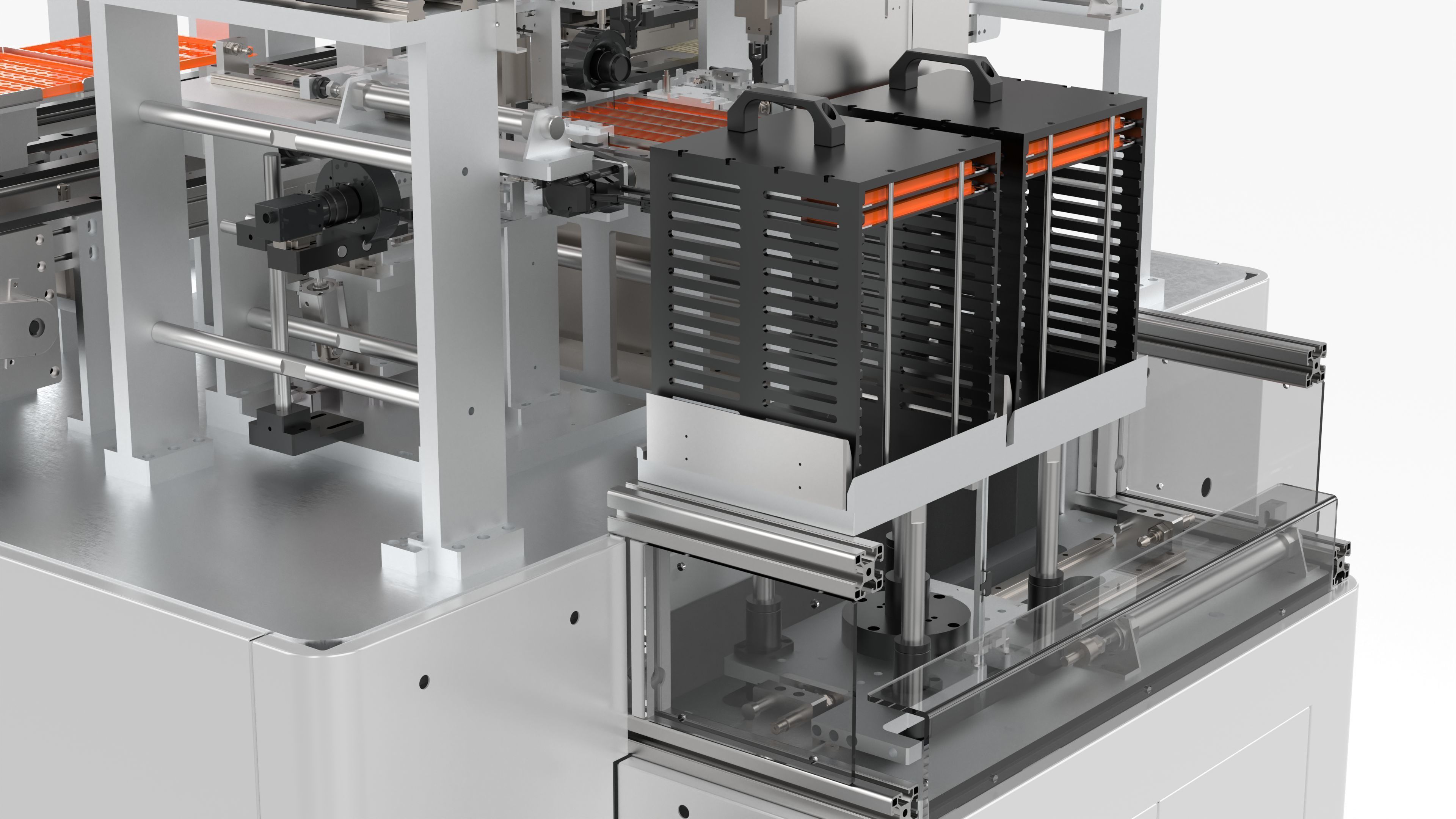 Automatic Battery Arranging Machine 3D model | CGTrader