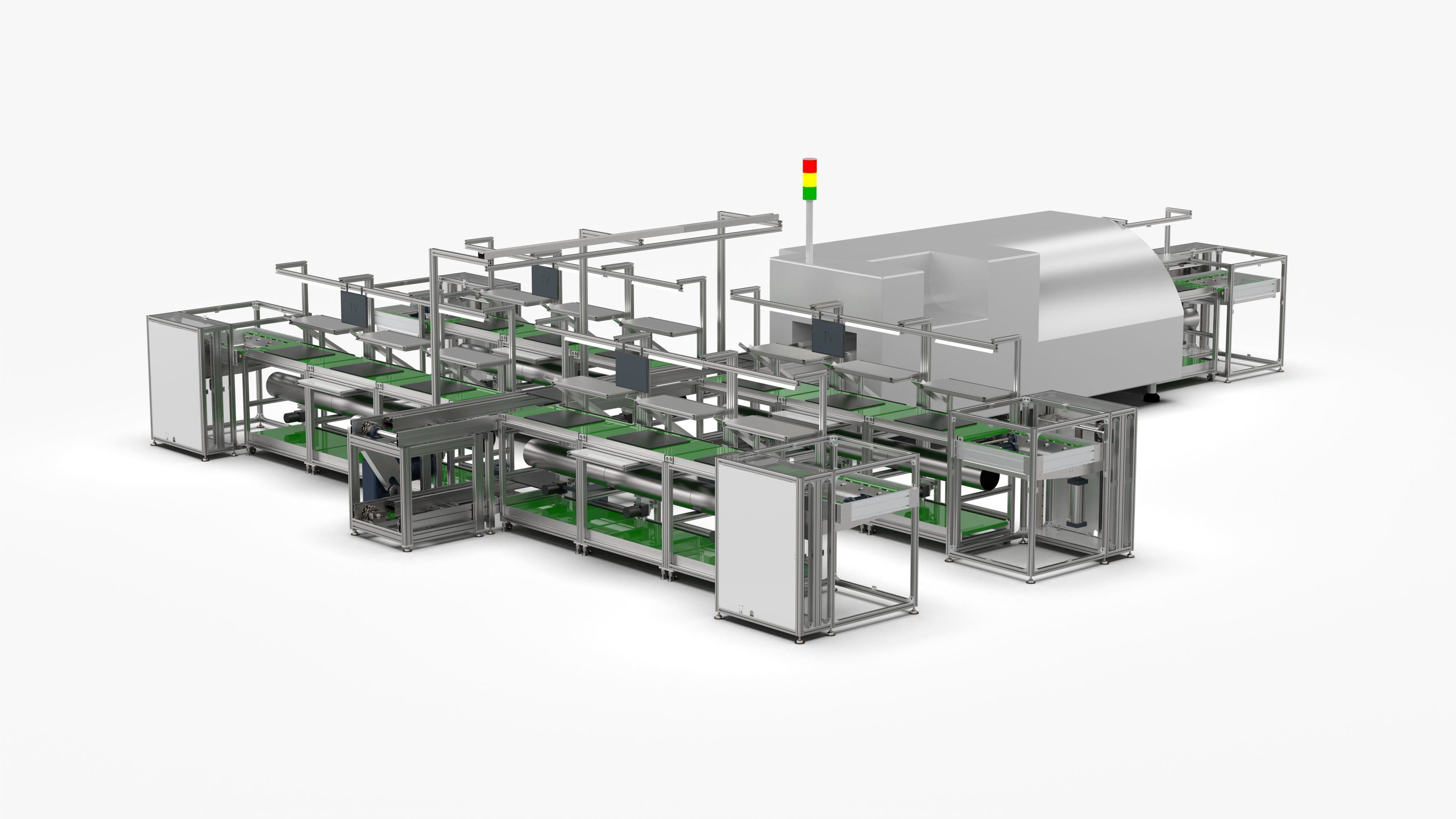 Selective Soldering Production Line 3D model | CGTrader