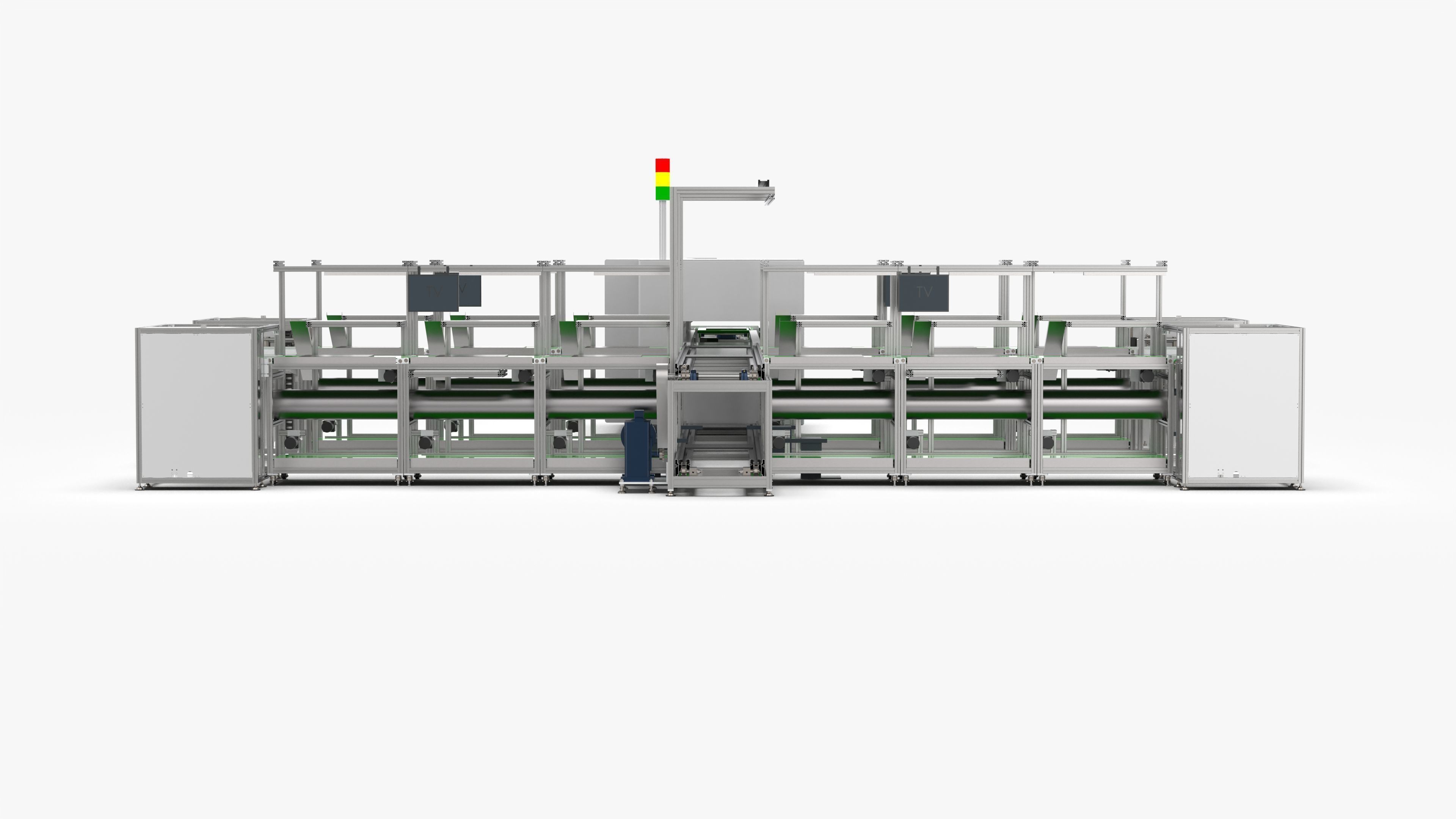 Selective Soldering Production Line 3D model | CGTrader