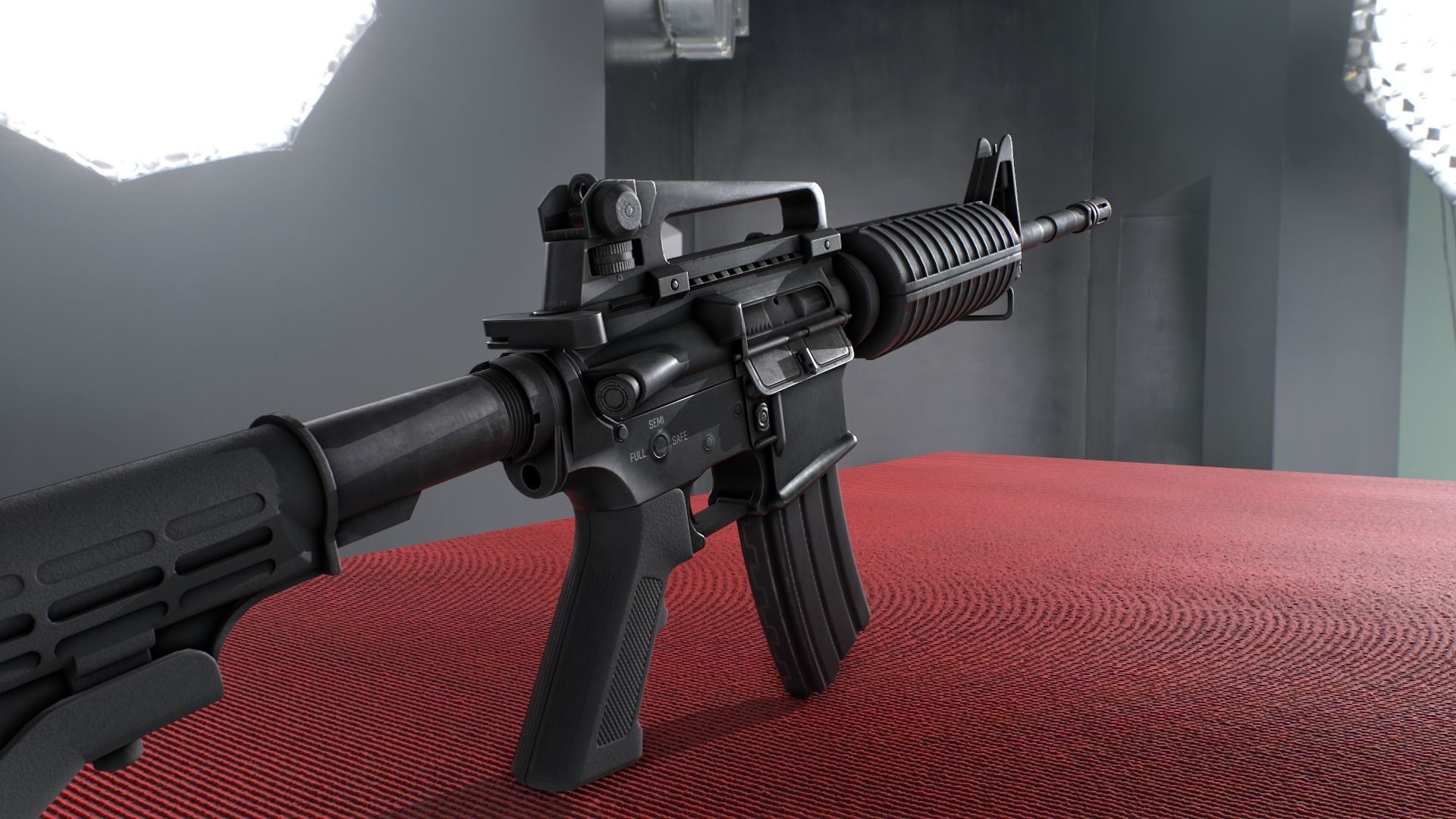 3D model M4A1 Rifle VR / AR / low-poly | CGTrader