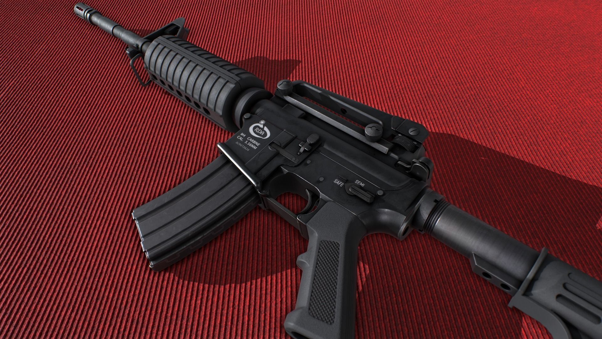 3D model M4A1 Rifle VR / AR / low-poly | CGTrader