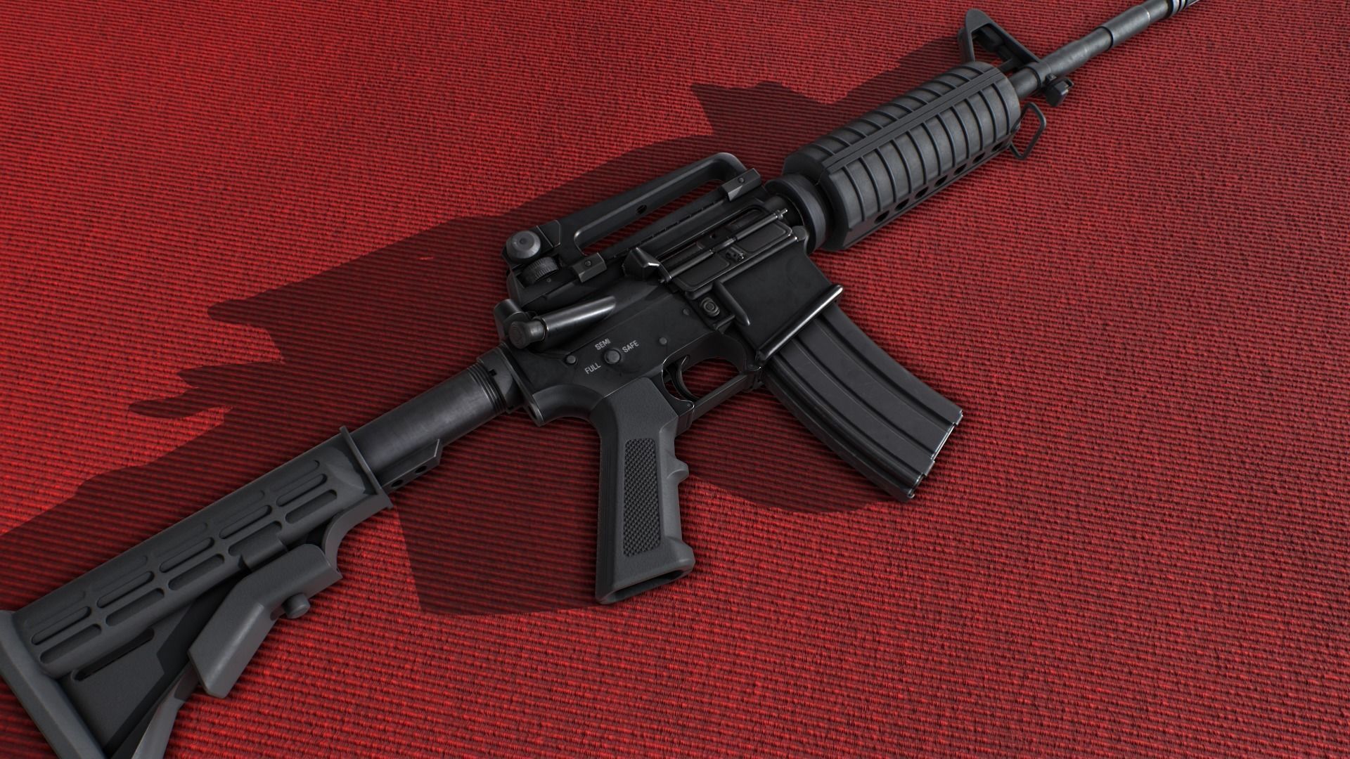 3D model M4A1 Rifle VR / AR / low-poly | CGTrader