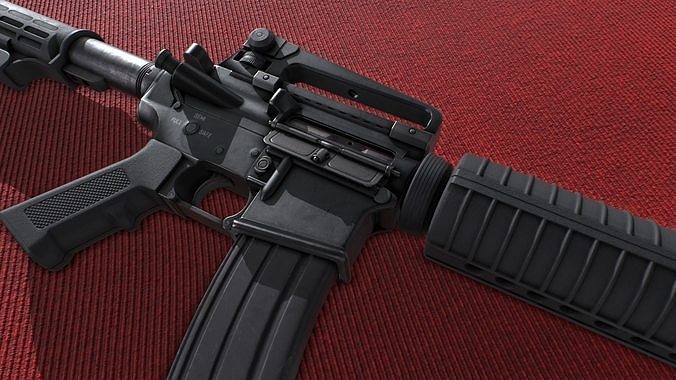 3D model M4A1 Rifle VR / AR / low-poly | CGTrader
