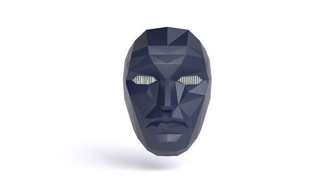 Squid game mask stl for 3d print 3D model 3D printable | CGTrader