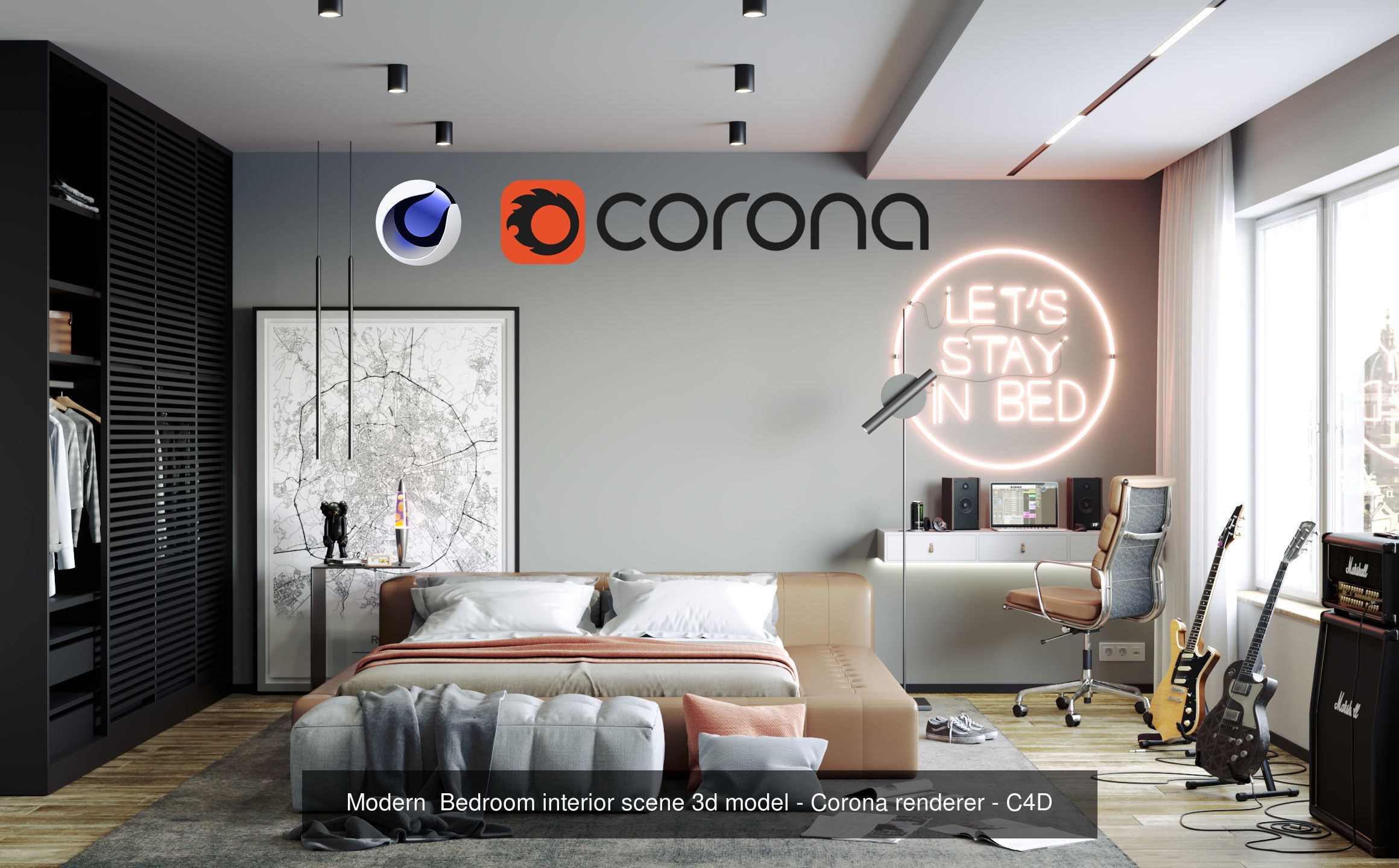 Interiors Collection Vol 1 Cinema 4D Corona 5 interior scenes | CGTrader