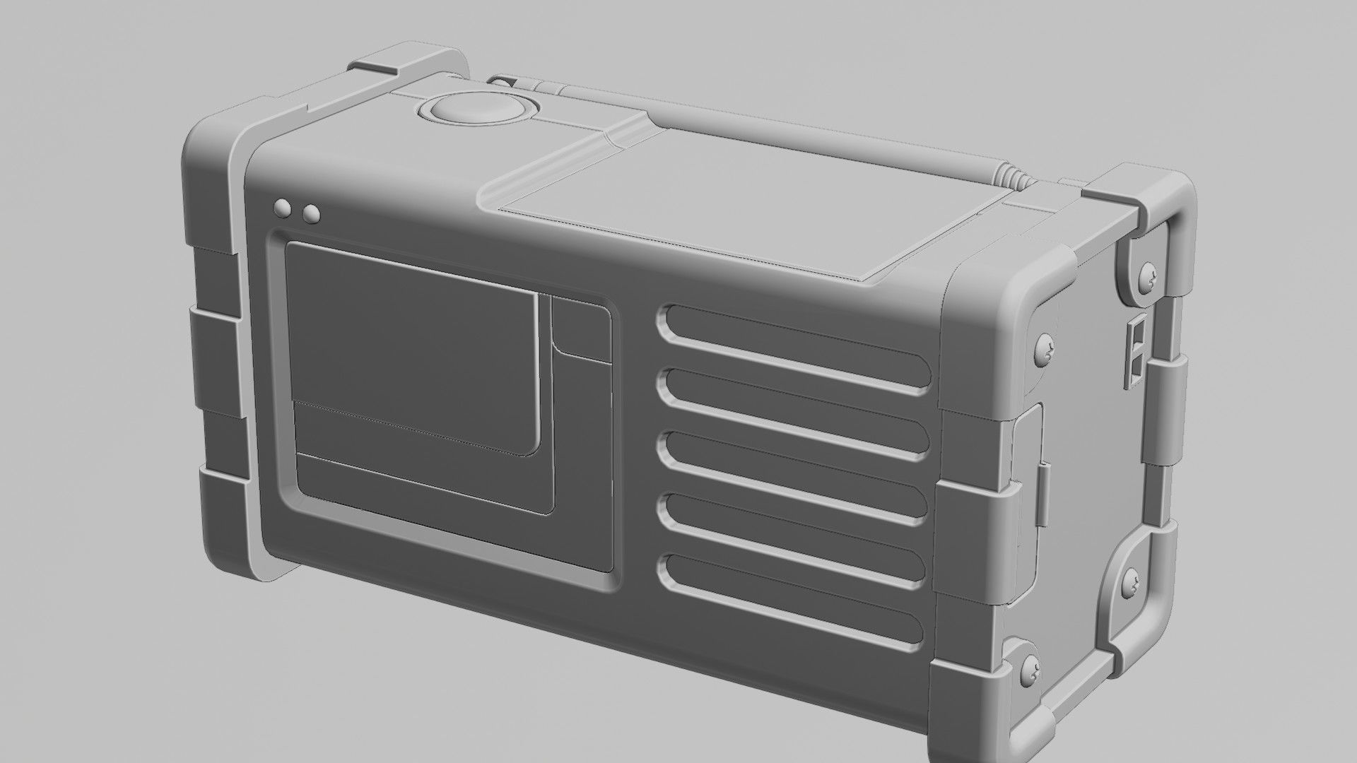 3D model Emergency Radio SANGEAN MMR-88 VR / AR / low-poly | CGTrader