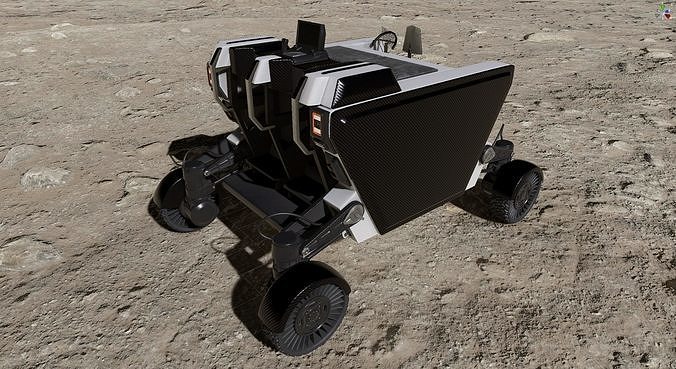 3D model FLEX Moon Rover PBR VR / AR / low-poly | CGTrader