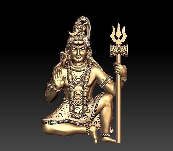 LORD SIVA PENDENT 3D model 3D printable | CGTrader
