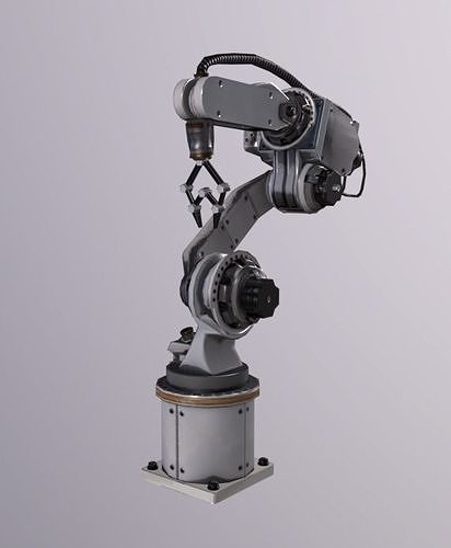 3D model Robotic Arm VR / AR / low-poly | CGTrader