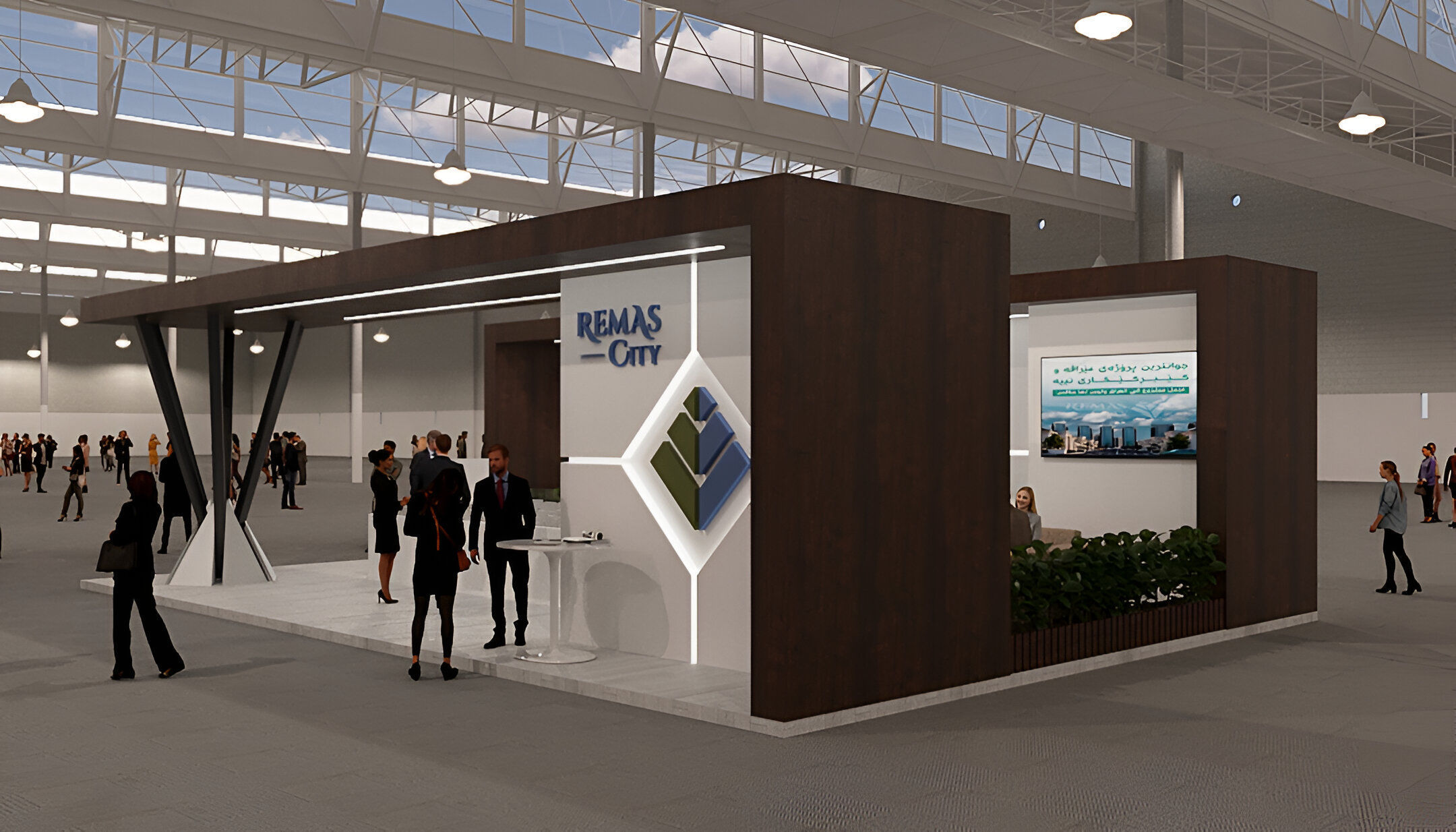 3D model Expo Both Design By Dvel model VR / AR / low-poly | CGTrader