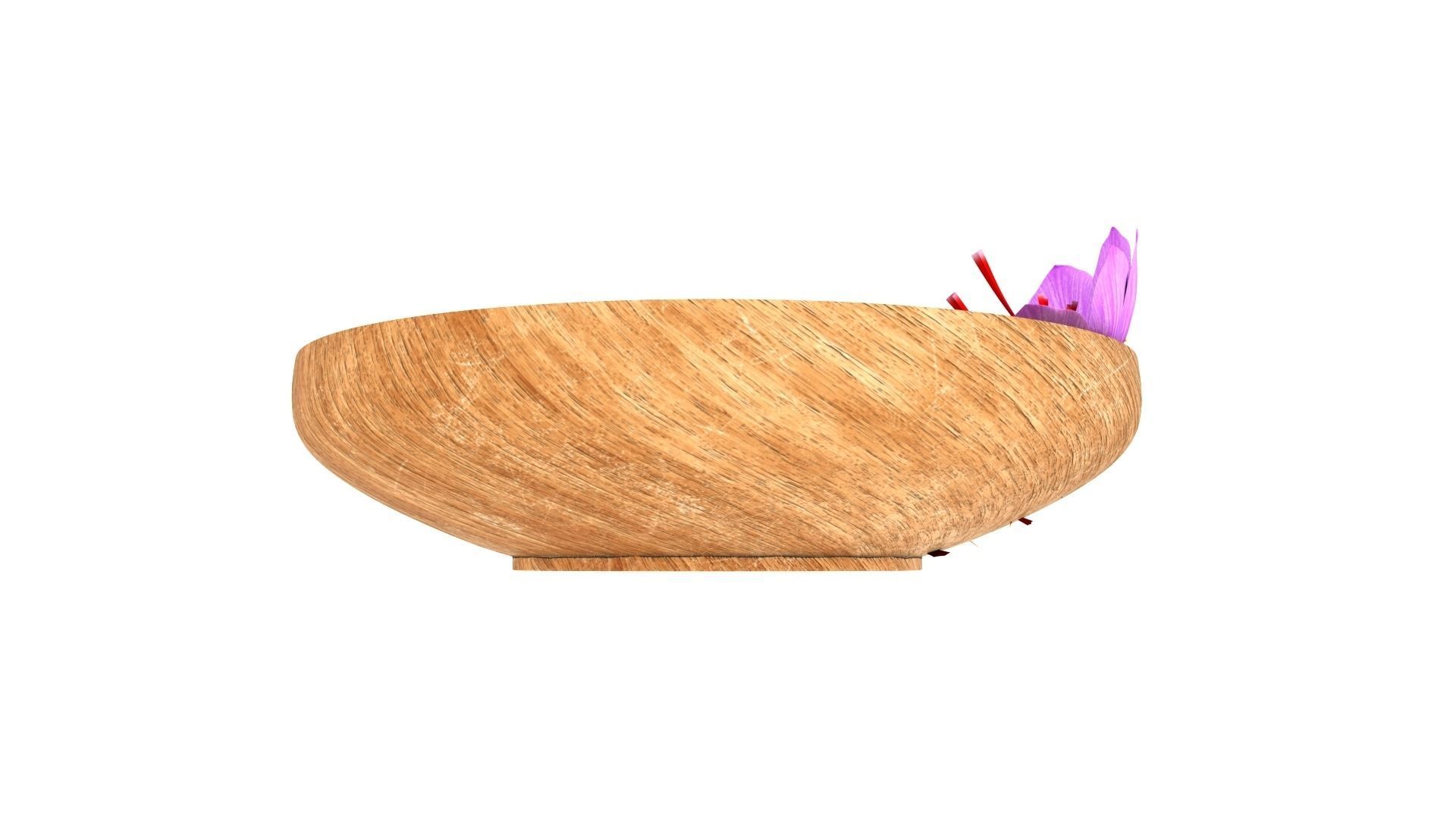 saffron flower threads 3D model | CGTrader