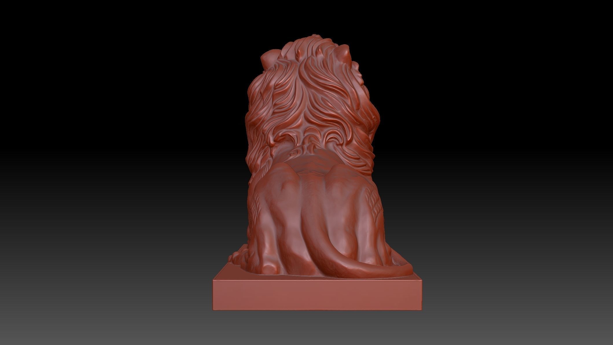 lion high resolution model 3D model 3D printable | CGTrader