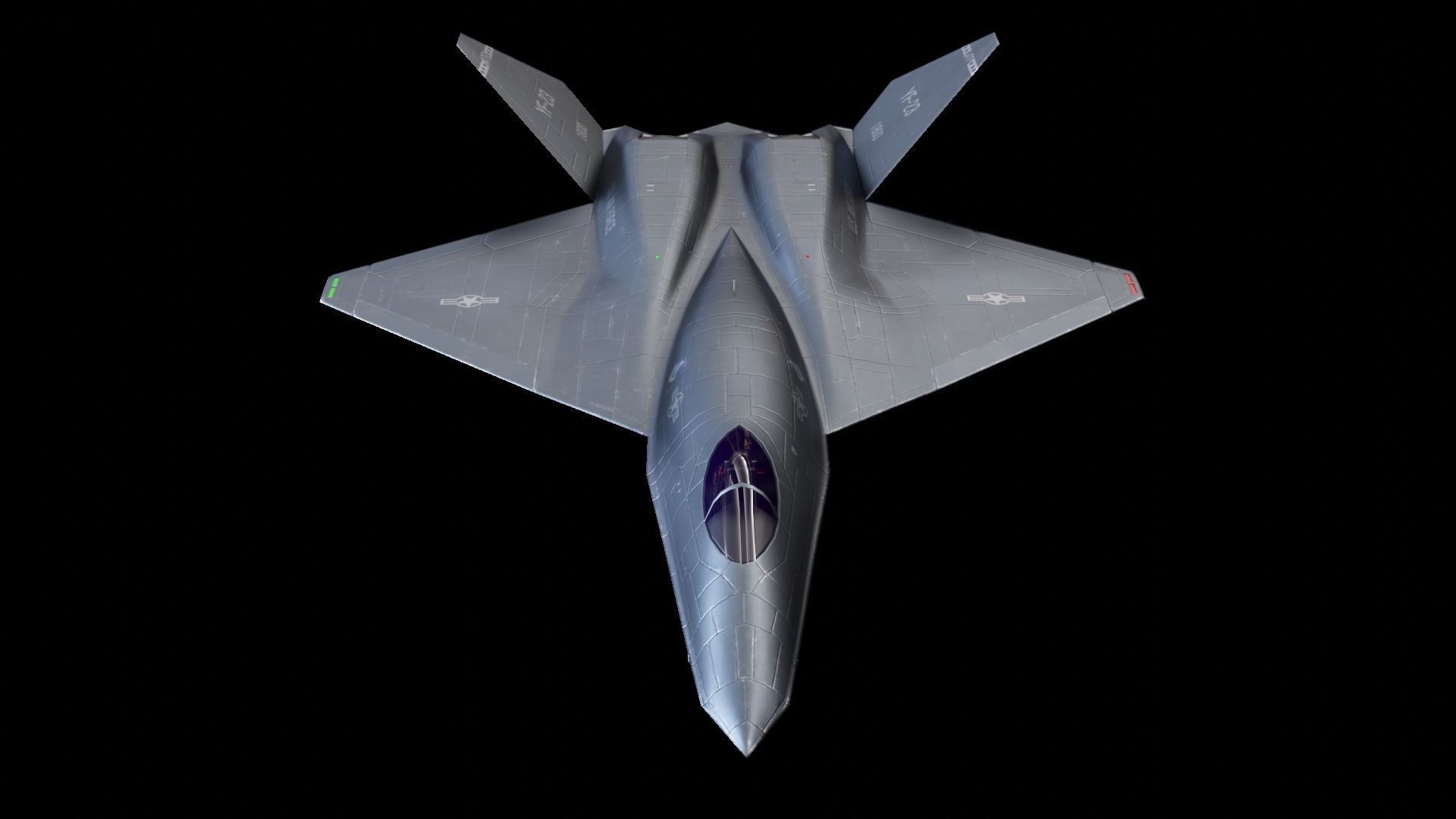 3D model USAF-Northrop YF-23 VR / AR / low-poly | CGTrader
