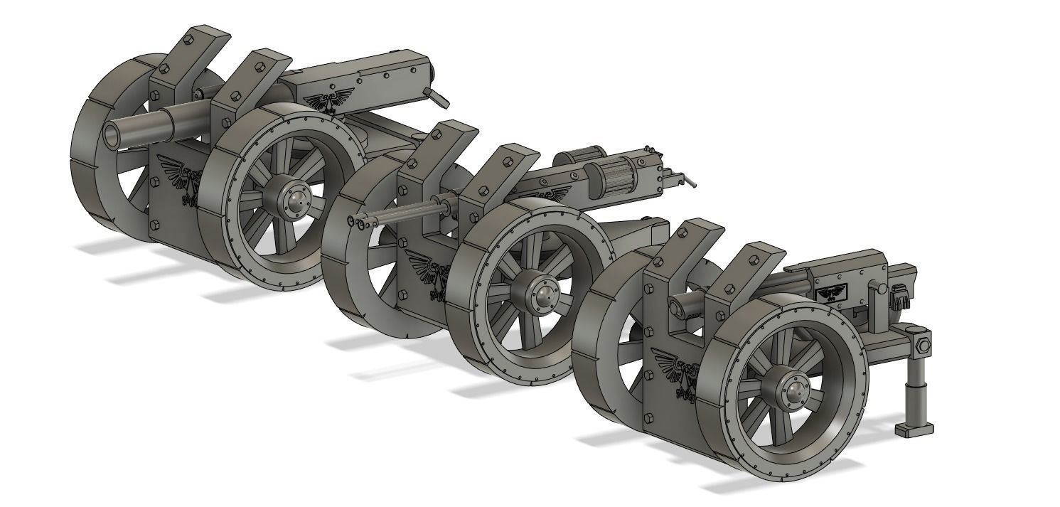 Imperial Of Man Weapons Platforms 3D model 3D printable | CGTrader
