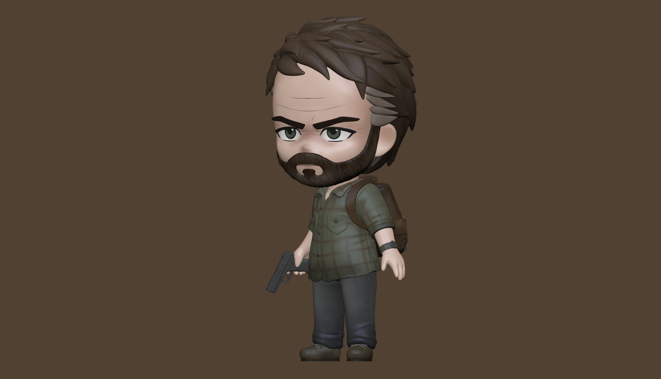 Joel Miller The Last Of Us 3D model 3D printable | CGTrader