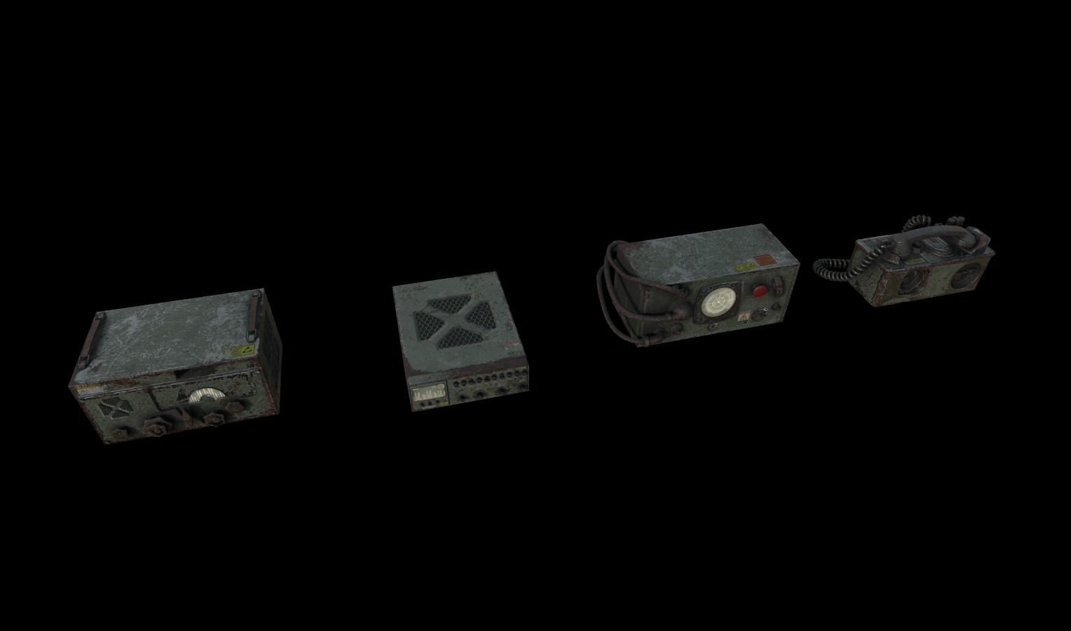 3D model Military Props Pack VR / AR / low-poly | CGTrader