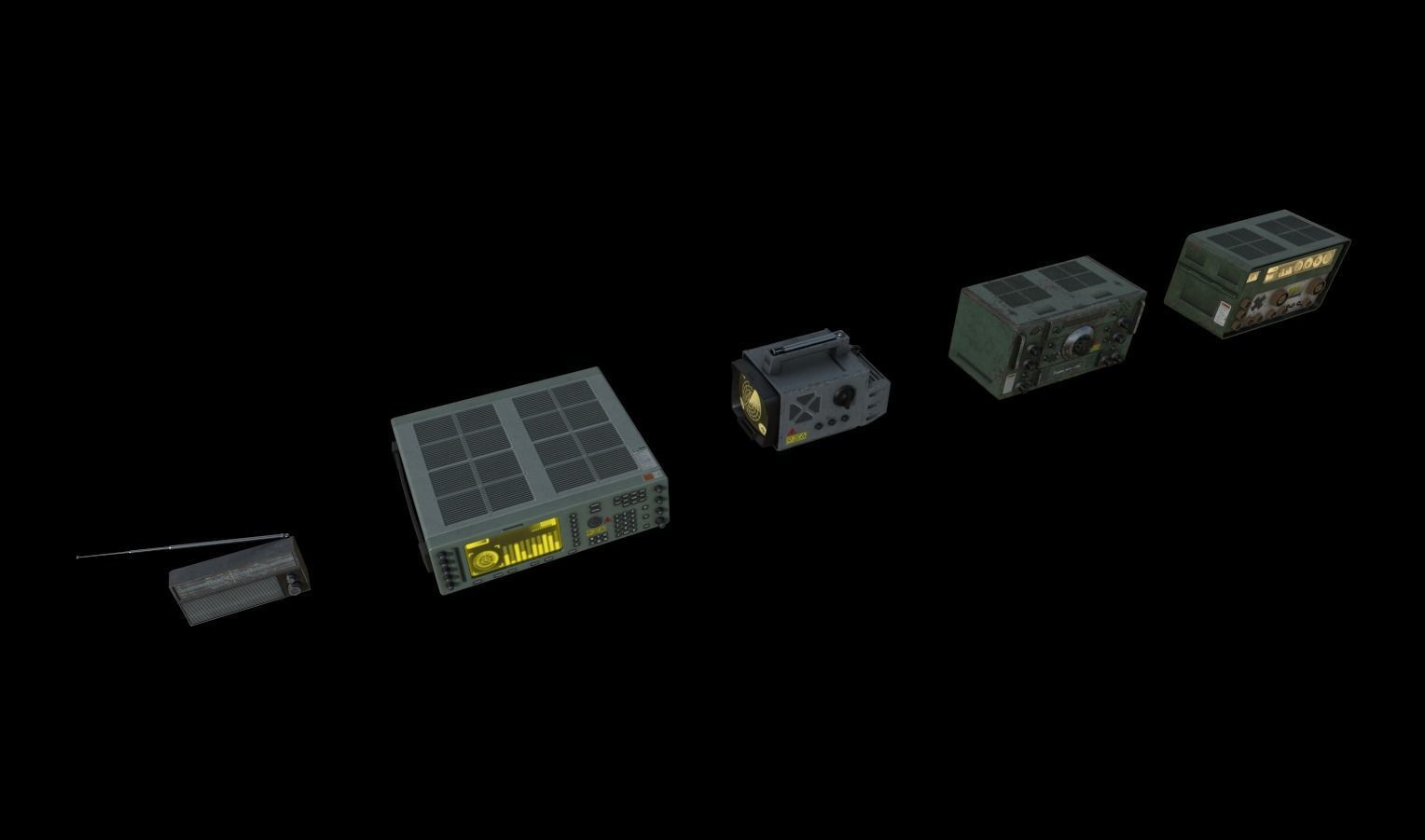 3D model Military Props Pack VR / AR / low-poly | CGTrader