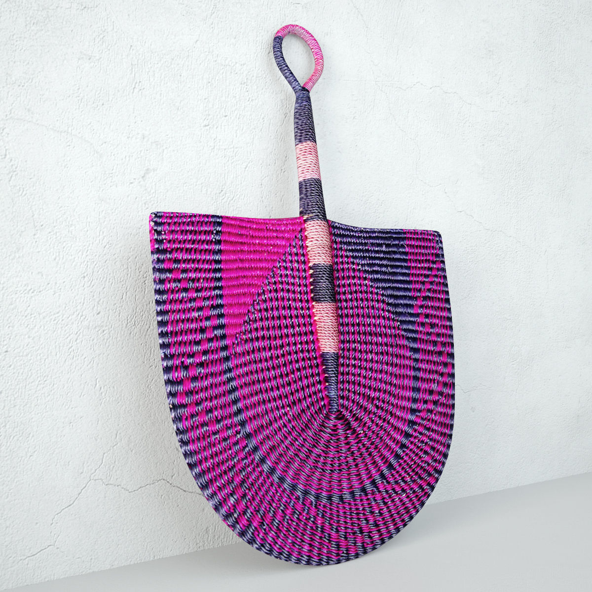 African Handwoven Fan 28 3D model | CGTrader