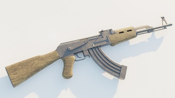 AK 47 Game ready 3D model | CGTrader