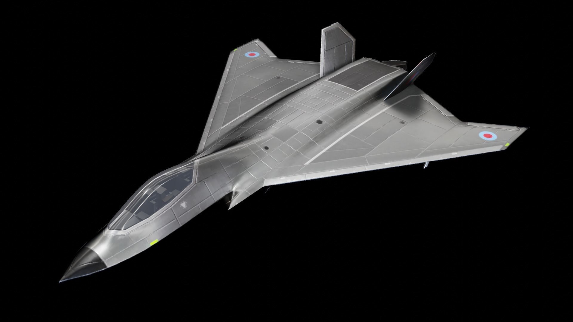 3D model BAE Systems Tempest British Concept Fighter VR / AR / low-poly ...