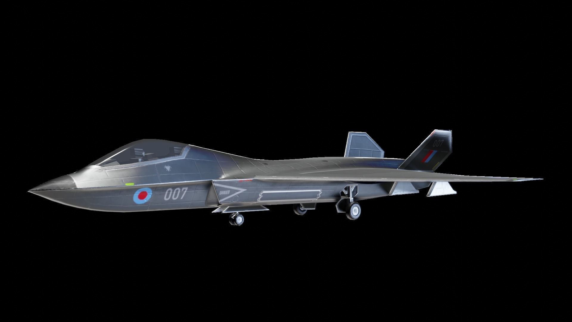 3D model BAE Systems Tempest British Concept Fighter VR / AR / low-poly | CGTrader