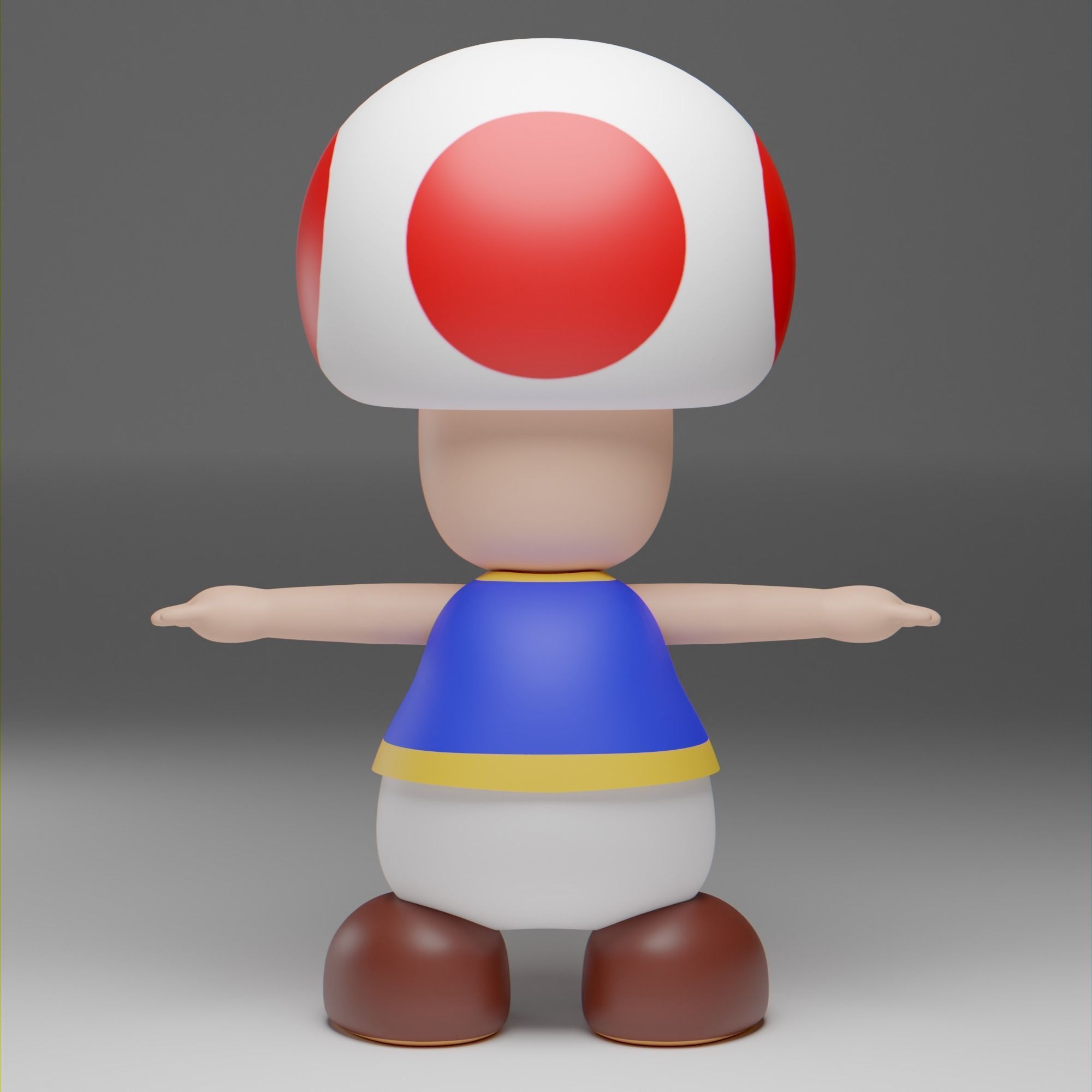 3D model Toad 3D Rigged Model VR / AR / low-poly | CGTrader
