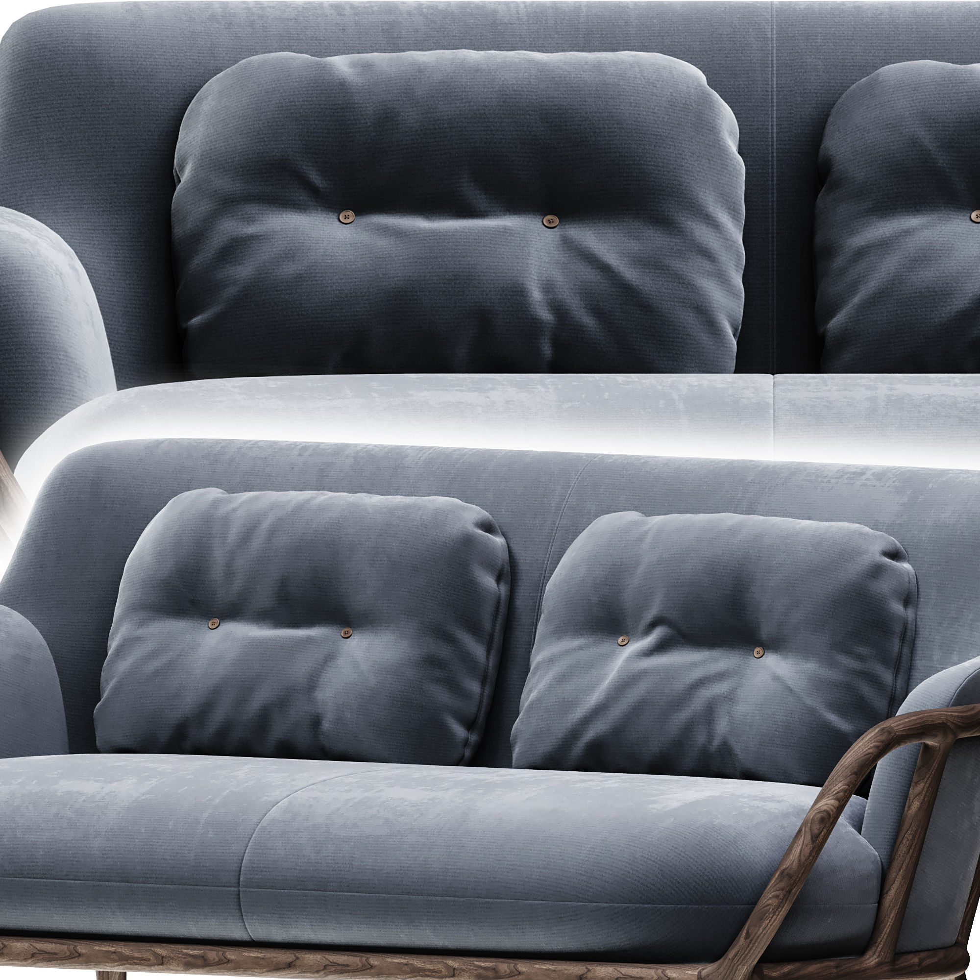 Allison Sofa By Poroda 3D model | CGTrader