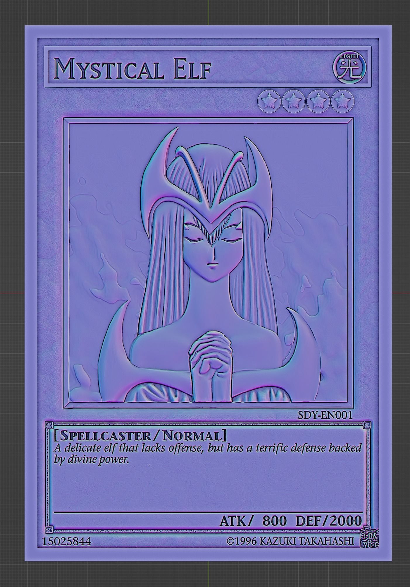 mystical elf - yugioh 3D model 3D printable | CGTrader