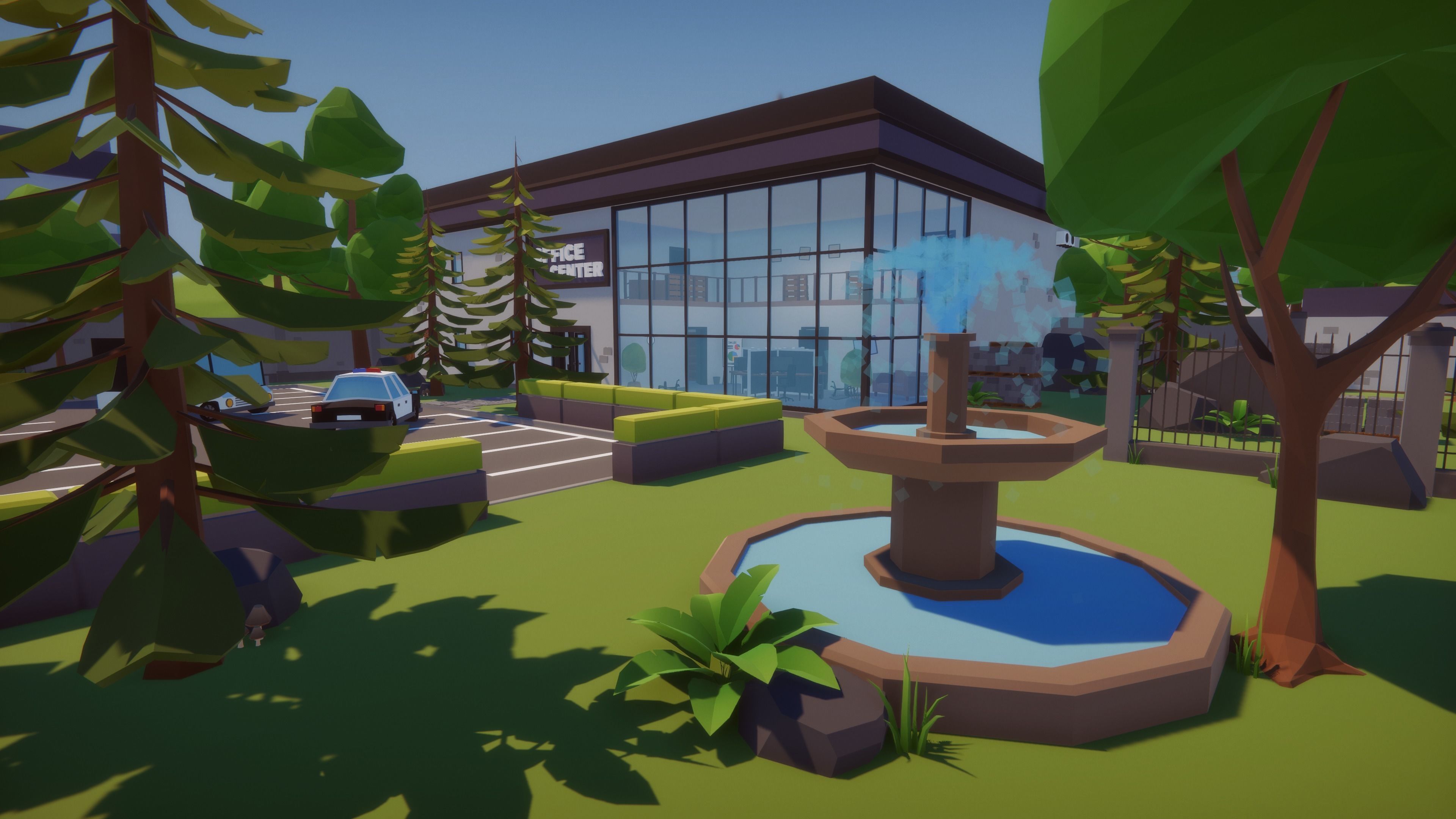 3D model Low Poly FPS Map Vol3 Shooter Office interior Map VR / AR ...