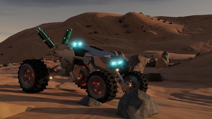 Sci-Fi Rover 3D model | CGTrader