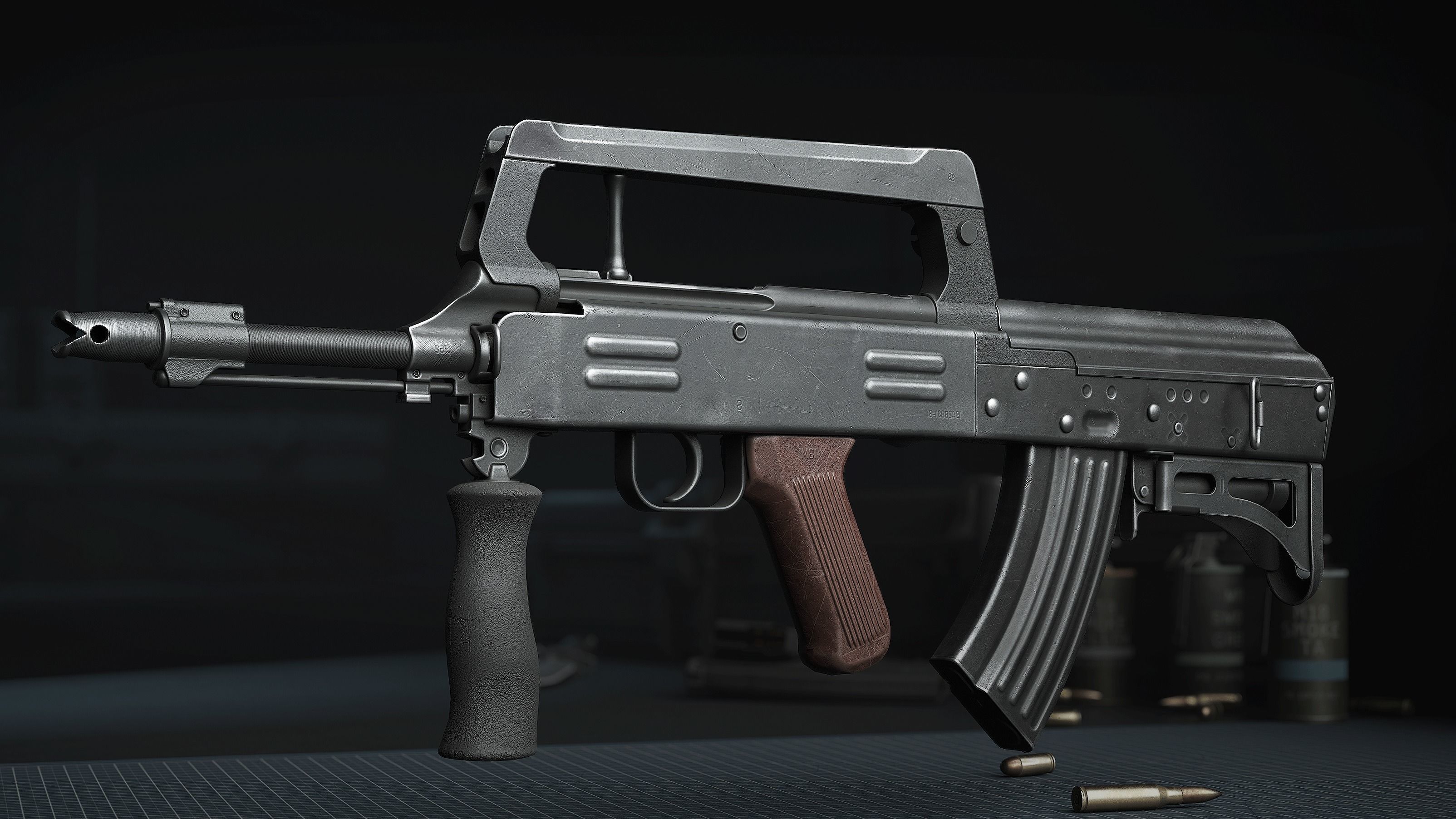 3D model Norinco Type 86s - AK47-type bullpup - assault rifle VR / AR ...