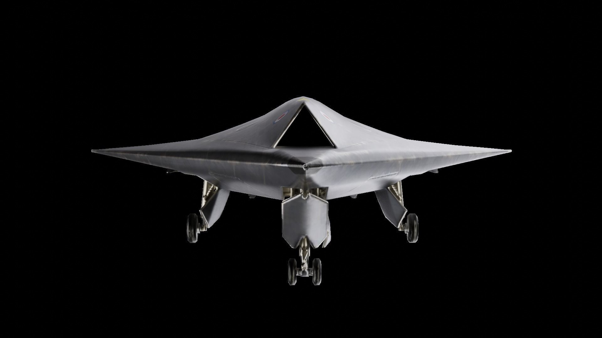 3D model BAE Systems Taranis British Fighter Drone VR / AR / low-poly ...