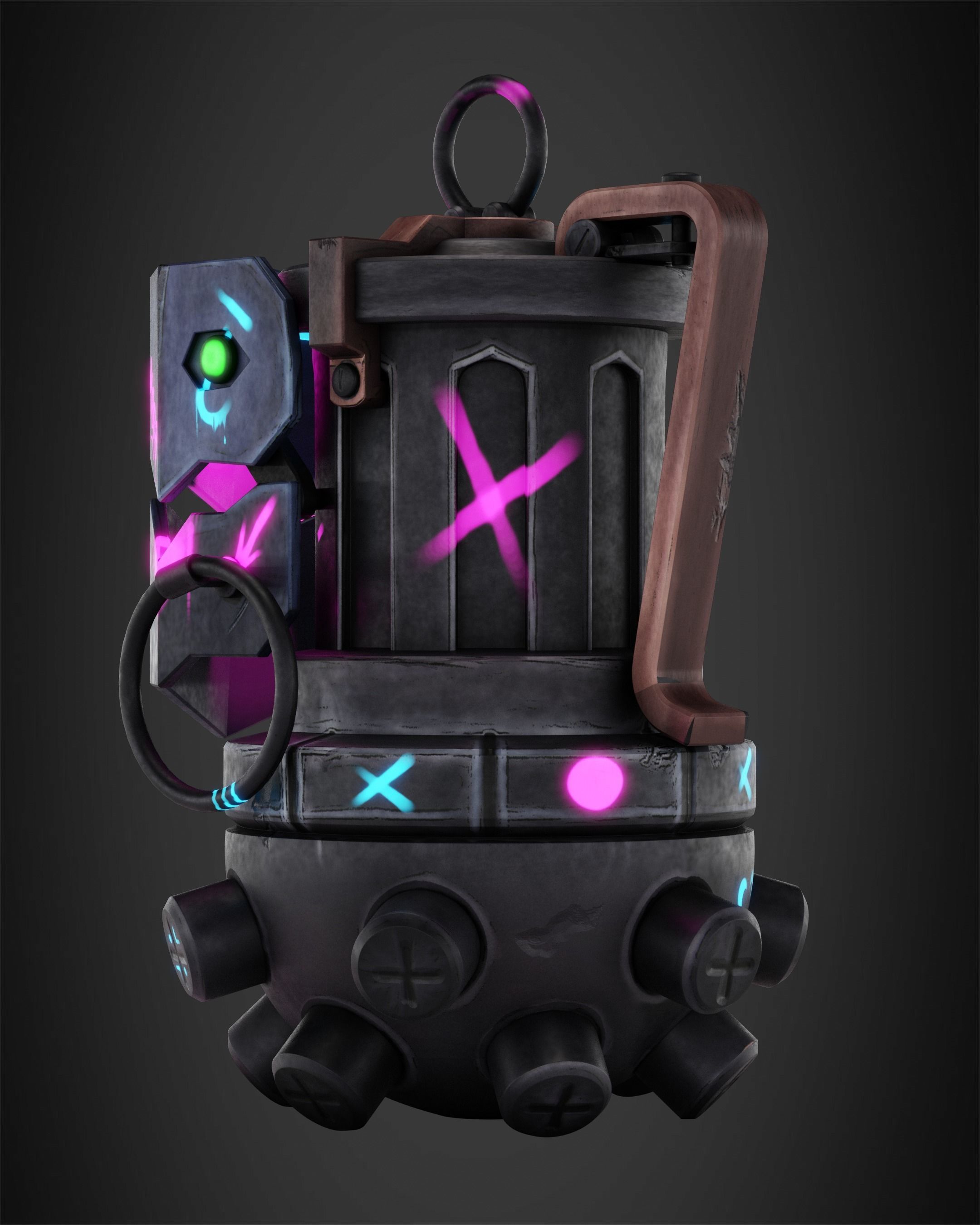 Arcane Jinx Bomb for Cosplay 3D model 3D printable | CGTrader
