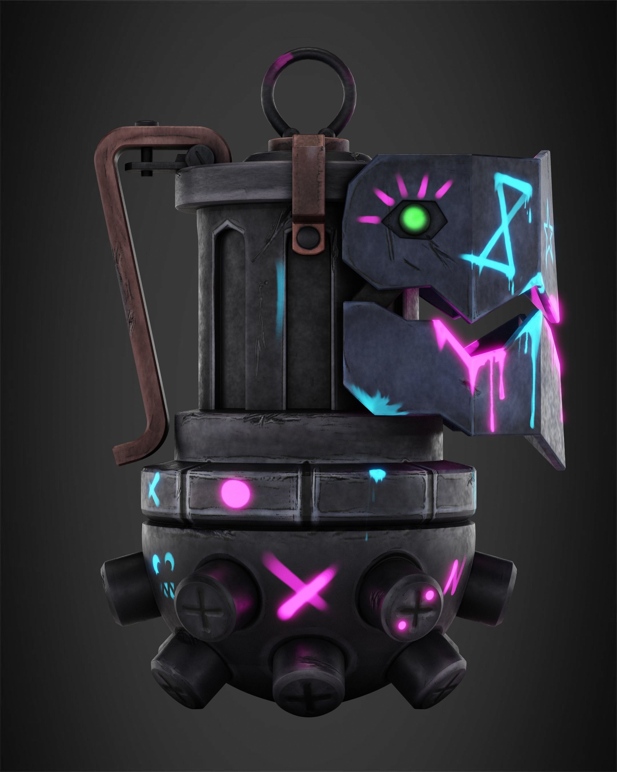 Arcane Jinx Bomb for Cosplay 3D model 3D printable | CGTrader