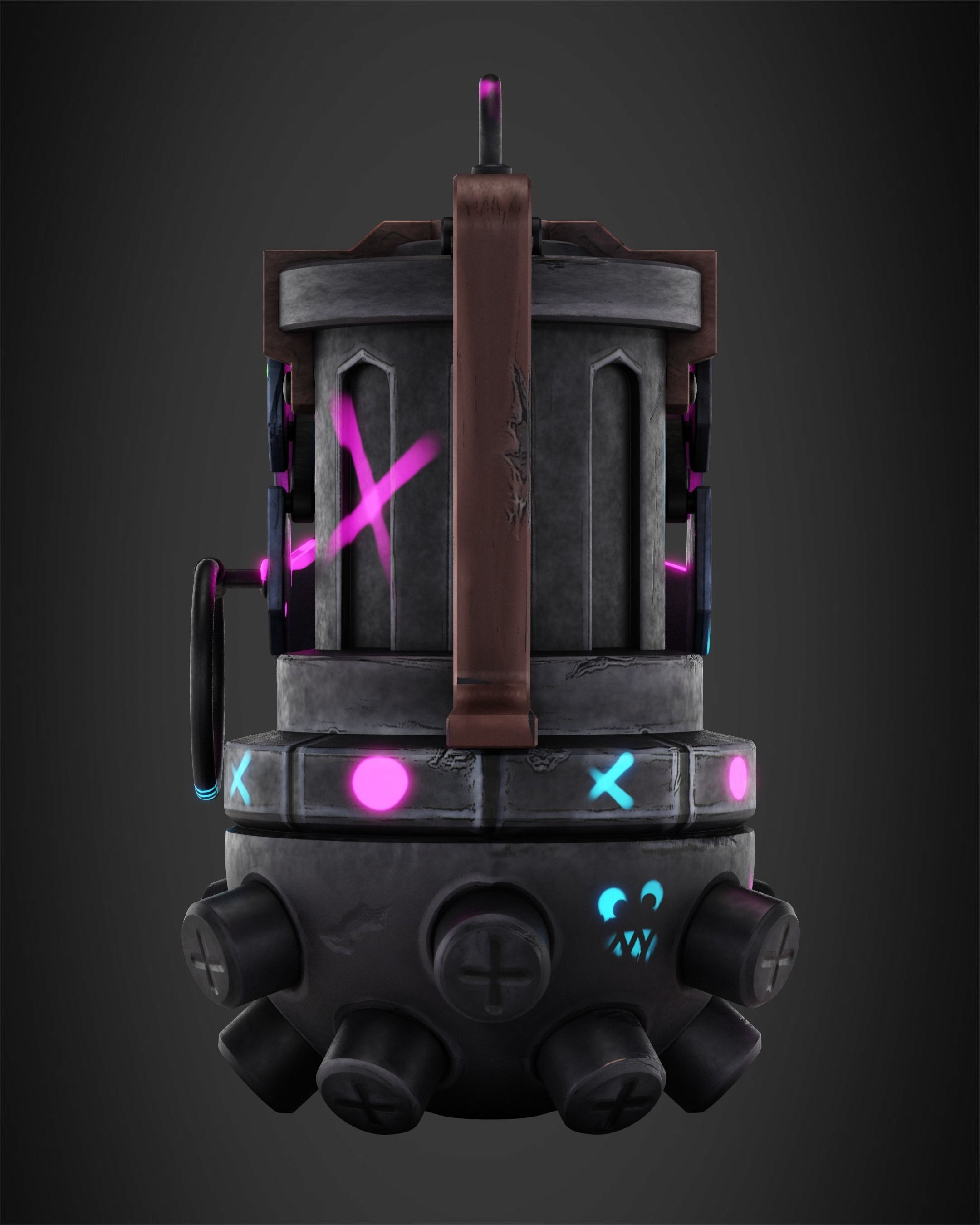 Arcane Jinx Bomb for Cosplay 3D model 3D printable | CGTrader