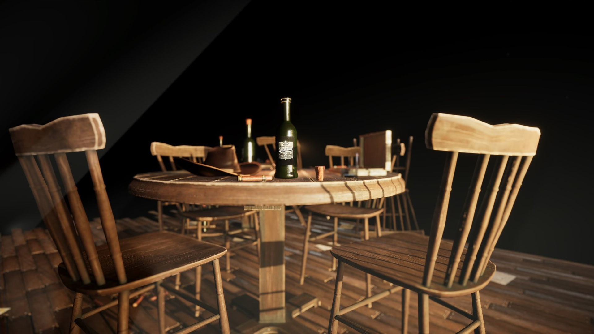 3D model Wild West Saloon Props VR / AR / low-poly | CGTrader