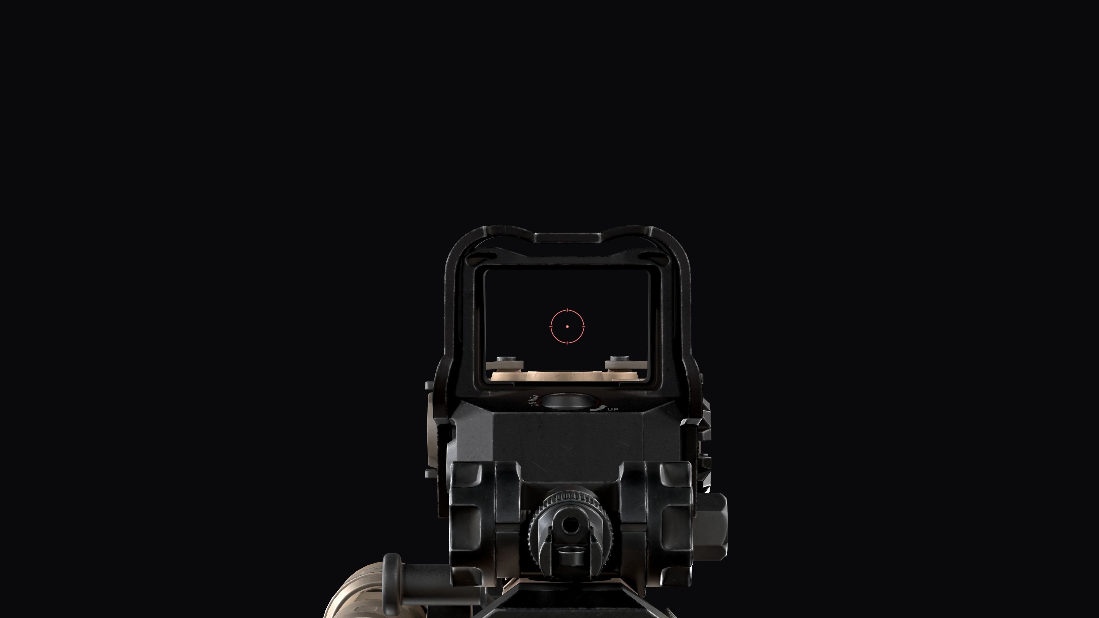 3D model Tactical modular assault rifle FN SCAR-L mk 16 VR / AR / low ...